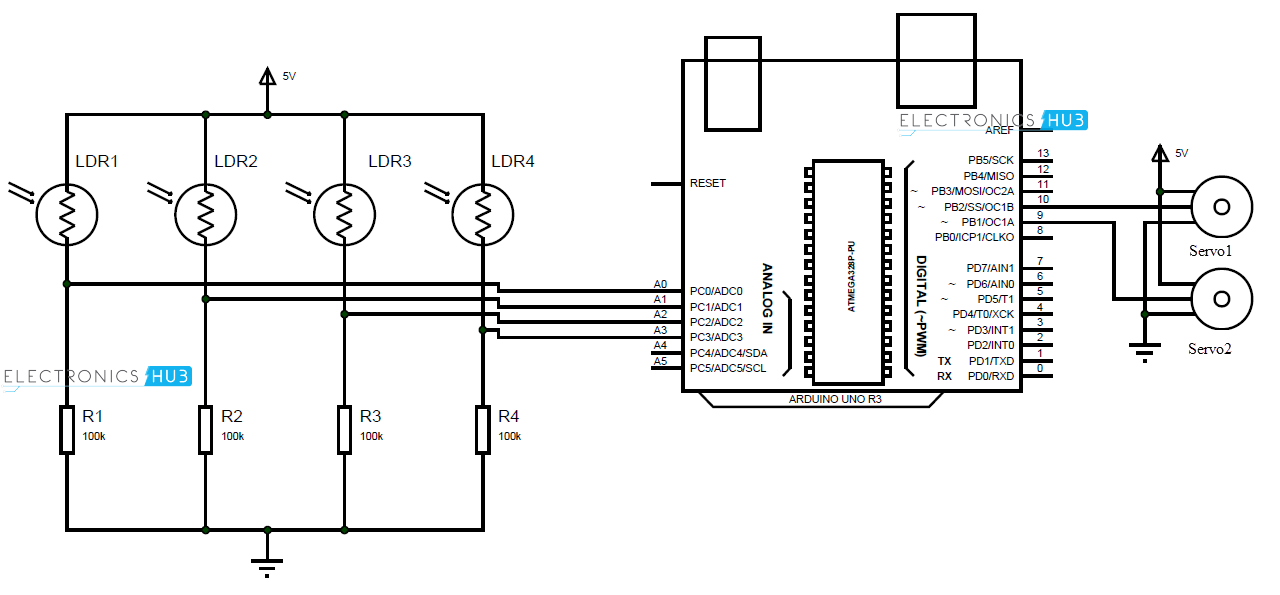 Sunflower - Arduino Solar Tracker : 5 Steps (with Pictures) - Instructables