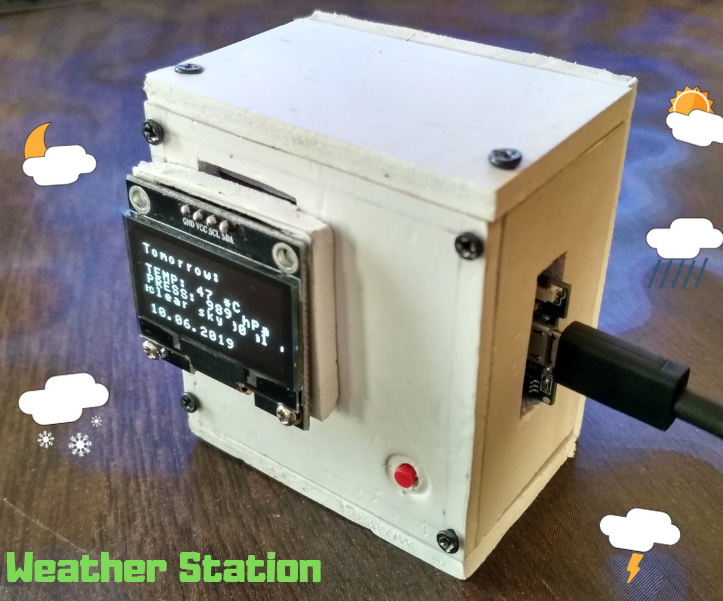 Simple Weather Station V2.0 : 5 Steps (with Pictures) - Instructables