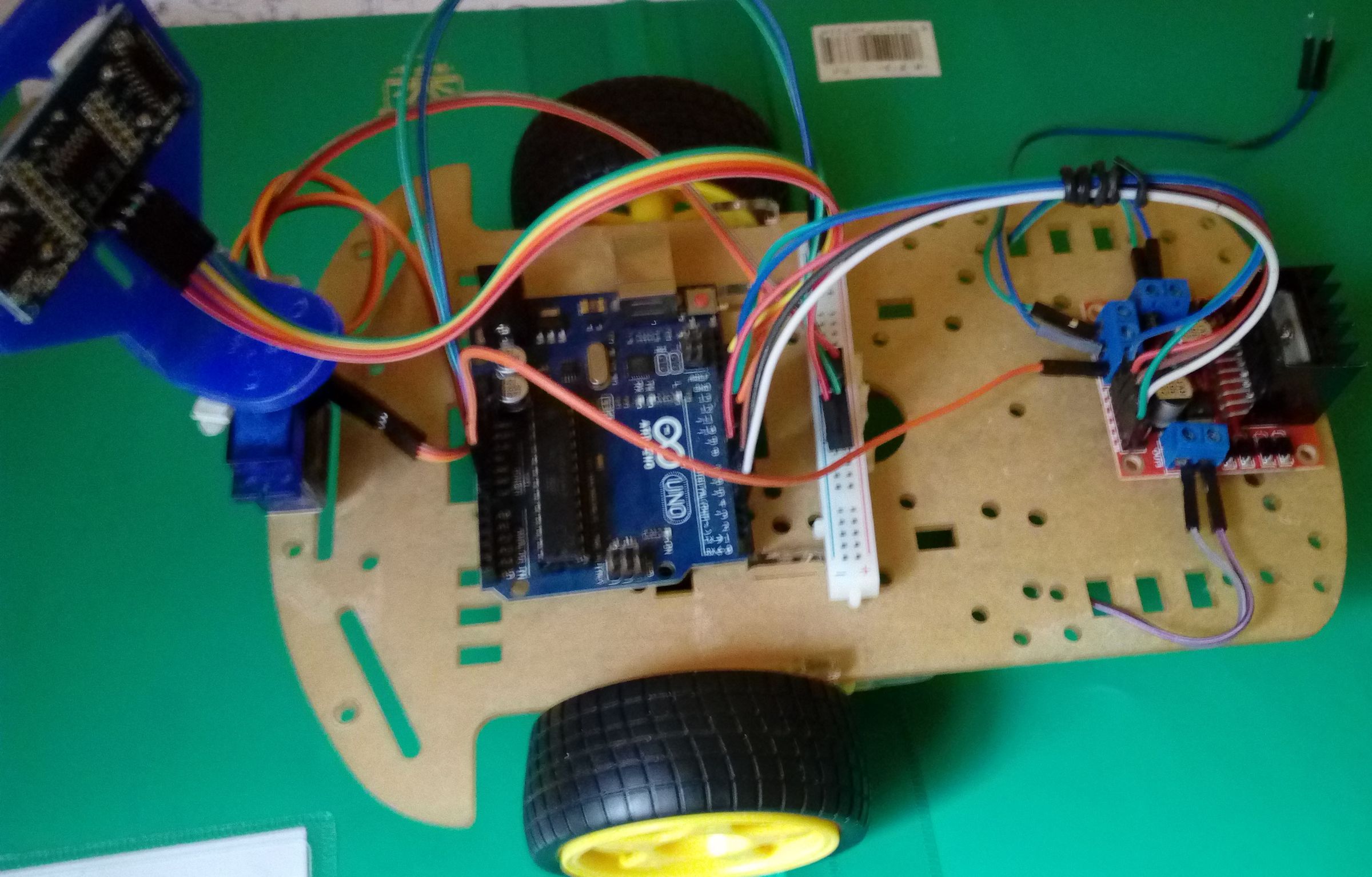 Obstacle Avoiding Robot (Arduino) : 8 Steps (with Pictures) - Instructables