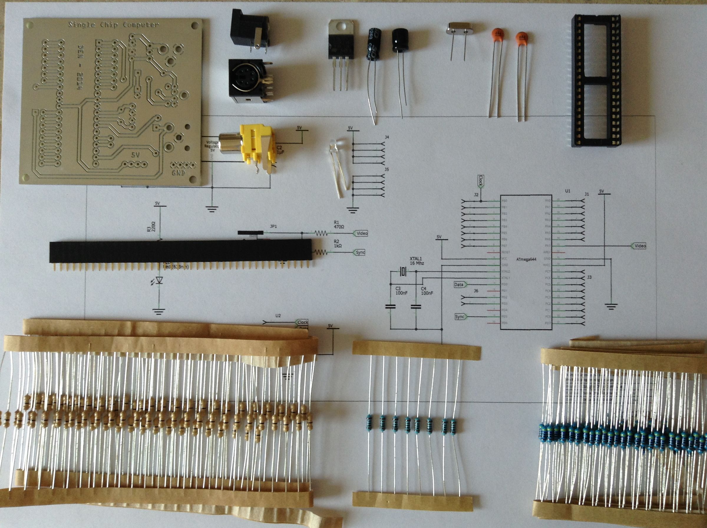 Single Chip Computer: Easy to Produce AVR BASIC Computer : 6 Steps ...