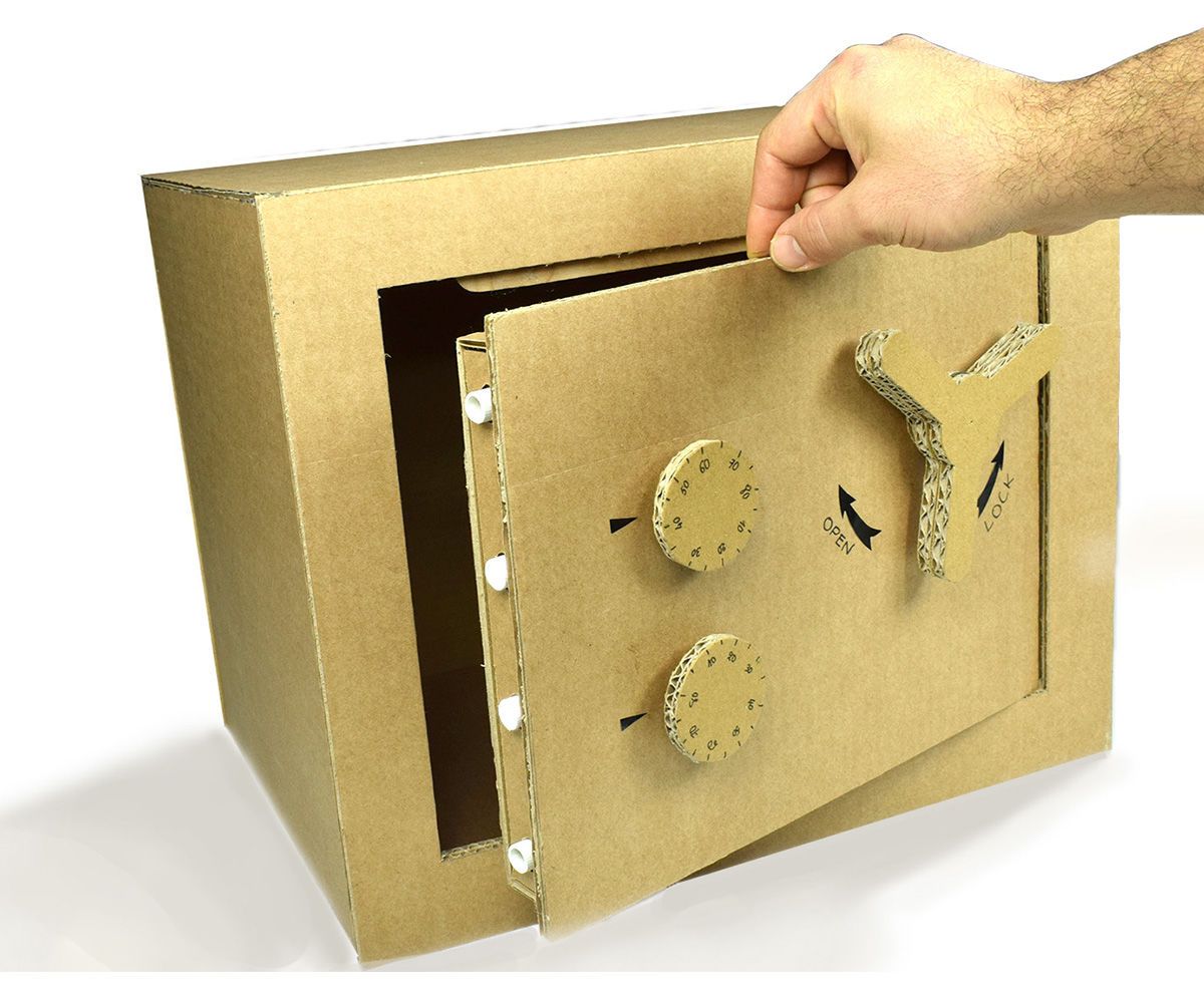 Safe Box With Combination Lock From Cardboard : 11 Steps (with Pictures ...