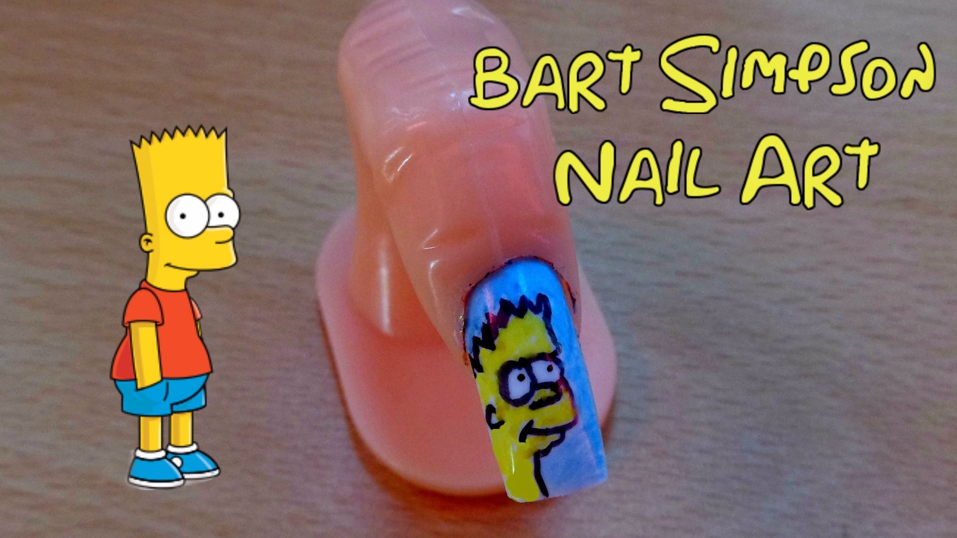 Bart Simpson Nail Art - Sharpie Nail Art - Instructables