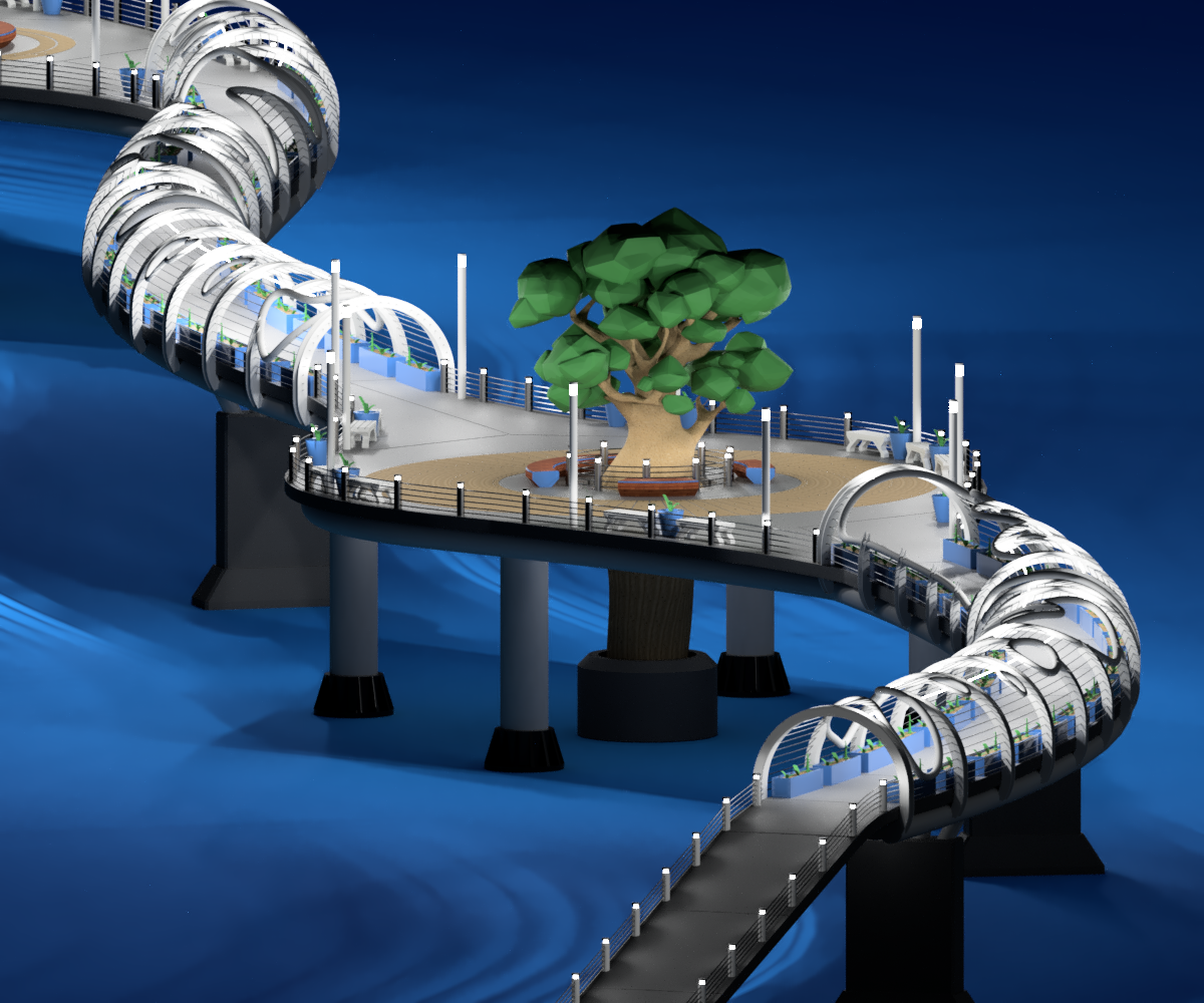 Design a Pedestrian Bridge With Fusion 360 : 9 Steps (with Pictures ...
