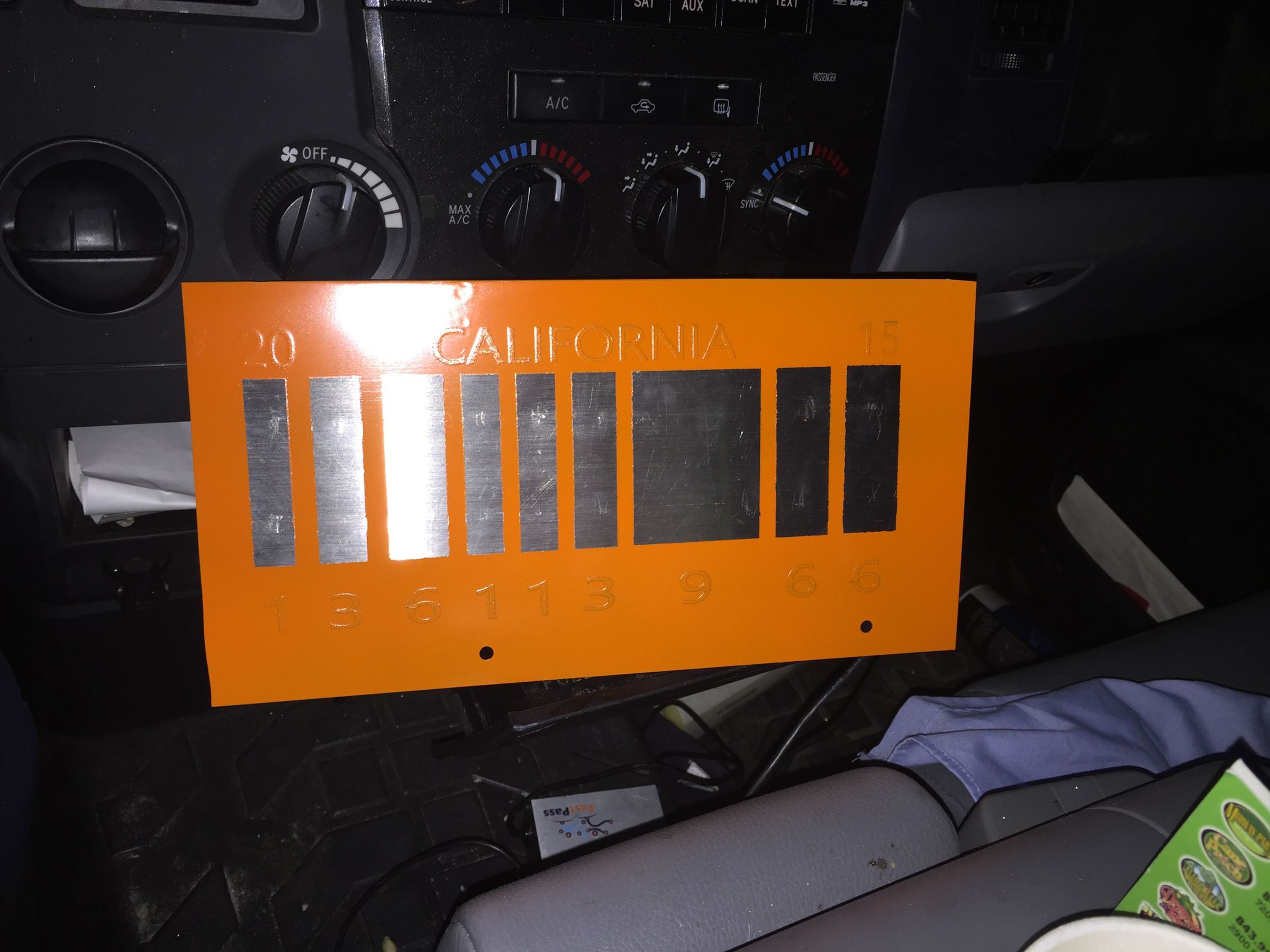 Back to the Future License Plate : 6 Steps (with Pictures) - Instructables