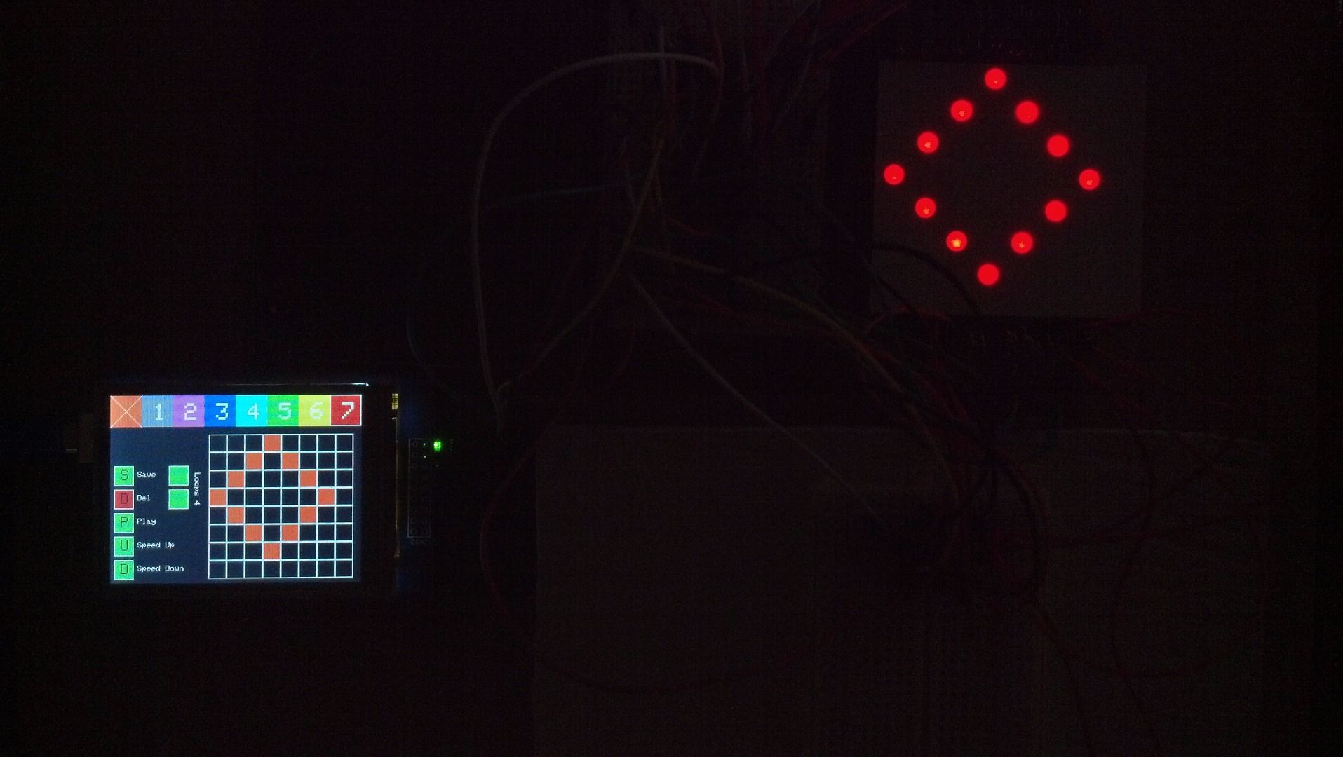 TFT Touch Screen Animation Engine and 8x8 RGB LED Matrix Controller : 4 ...