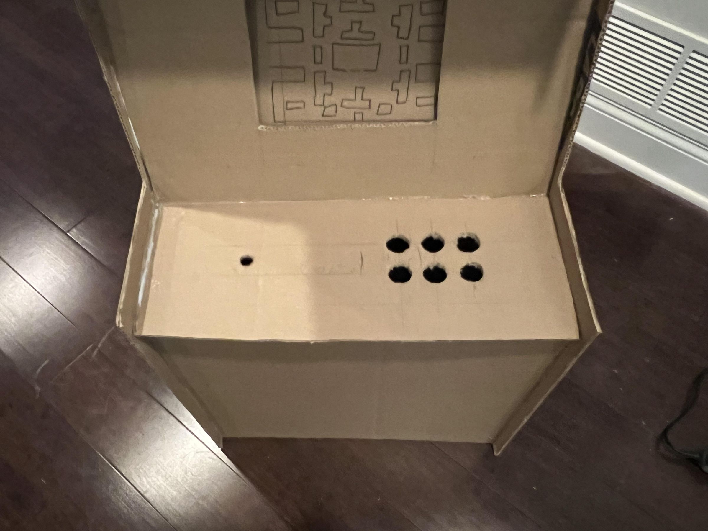 DIY Glowing Arcade Halloween Cardboard Costume : 11 Steps (with ...