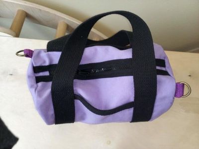 Mini Duffle Bag Purse With Liner + Adjustable Shoulder Strap : 10 Steps ...