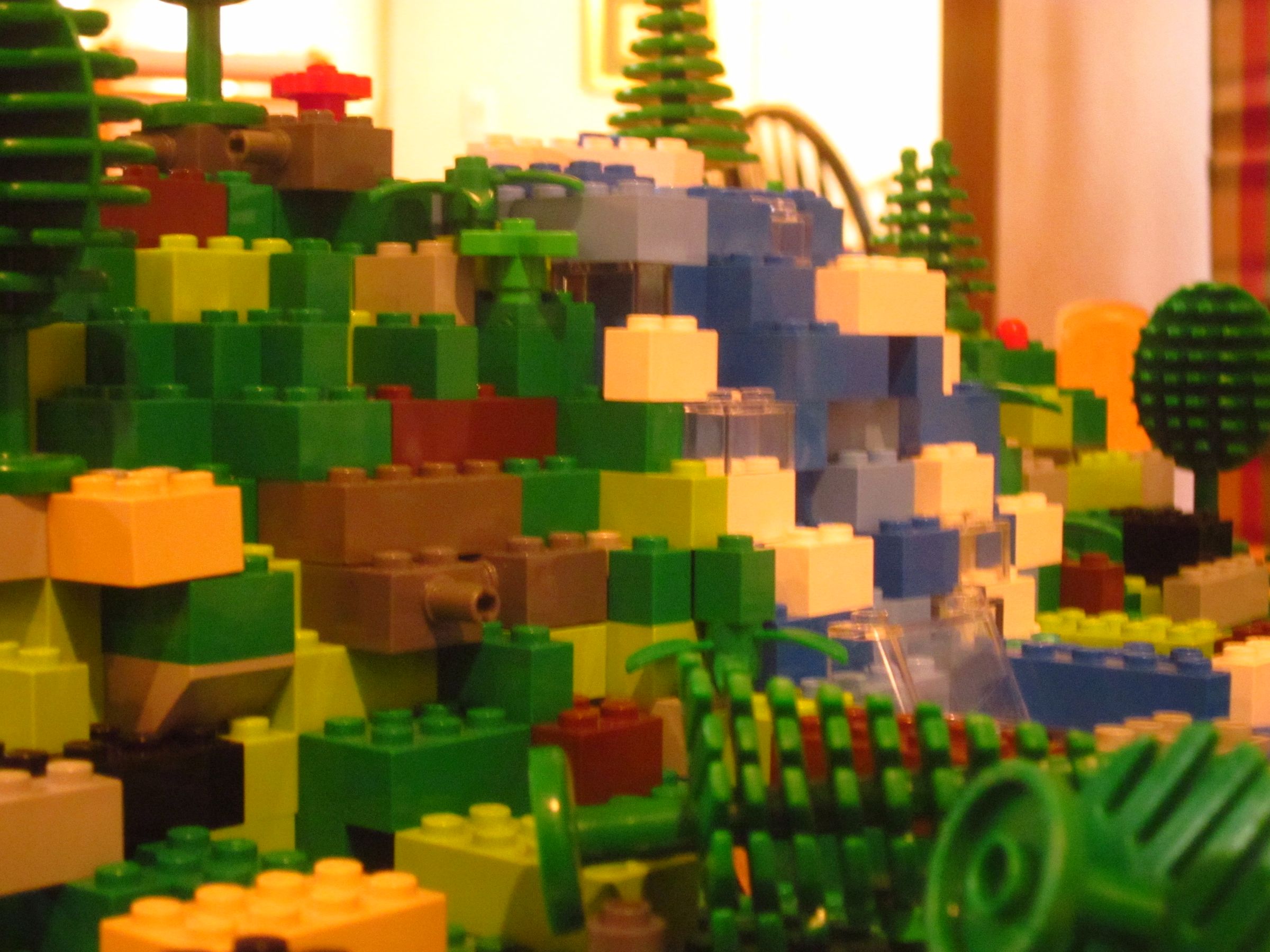 Lego Mountain and Waterfall - Instructables