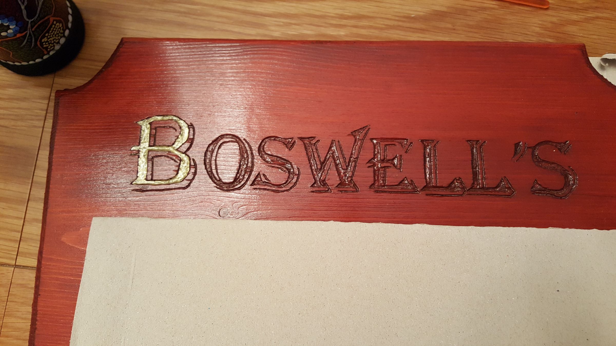 Hand Carved Hanging Bar Sign : 5 Steps (with Pictures) - Instructables