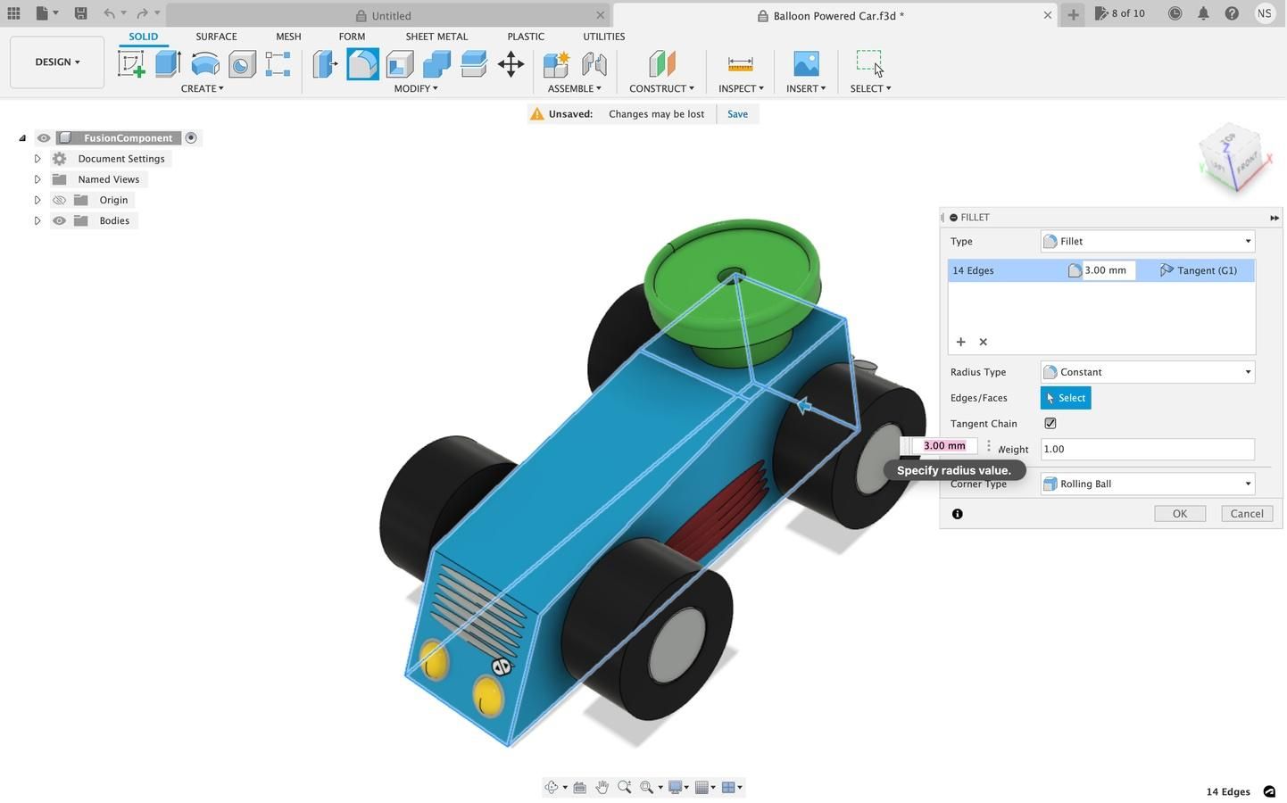 Add a Fillet to Your Design in Fusion 360 : 6 Steps (with Pictures) - Instructables