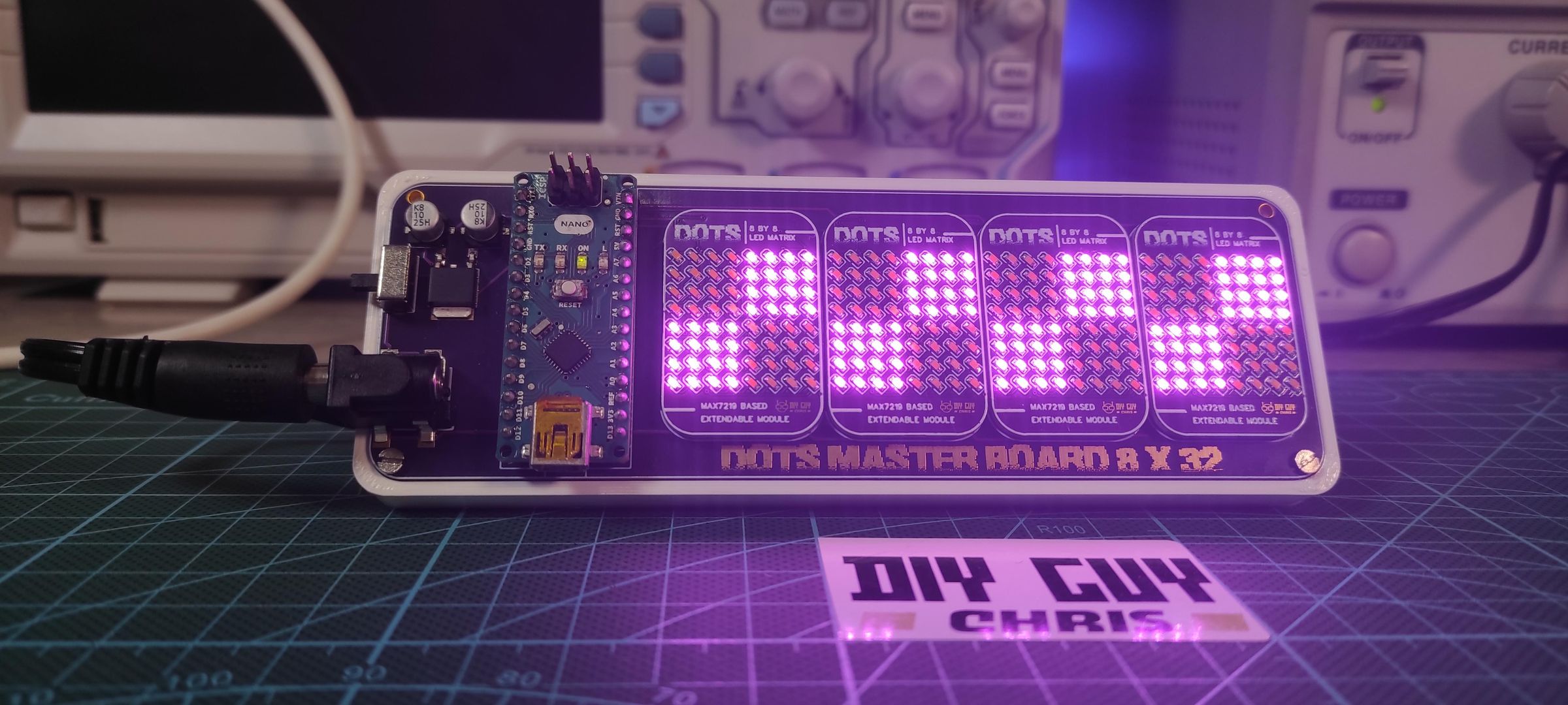 Arduino Display Matrix (32 X 8 DOTS) : 4 Steps (with Pictures ...