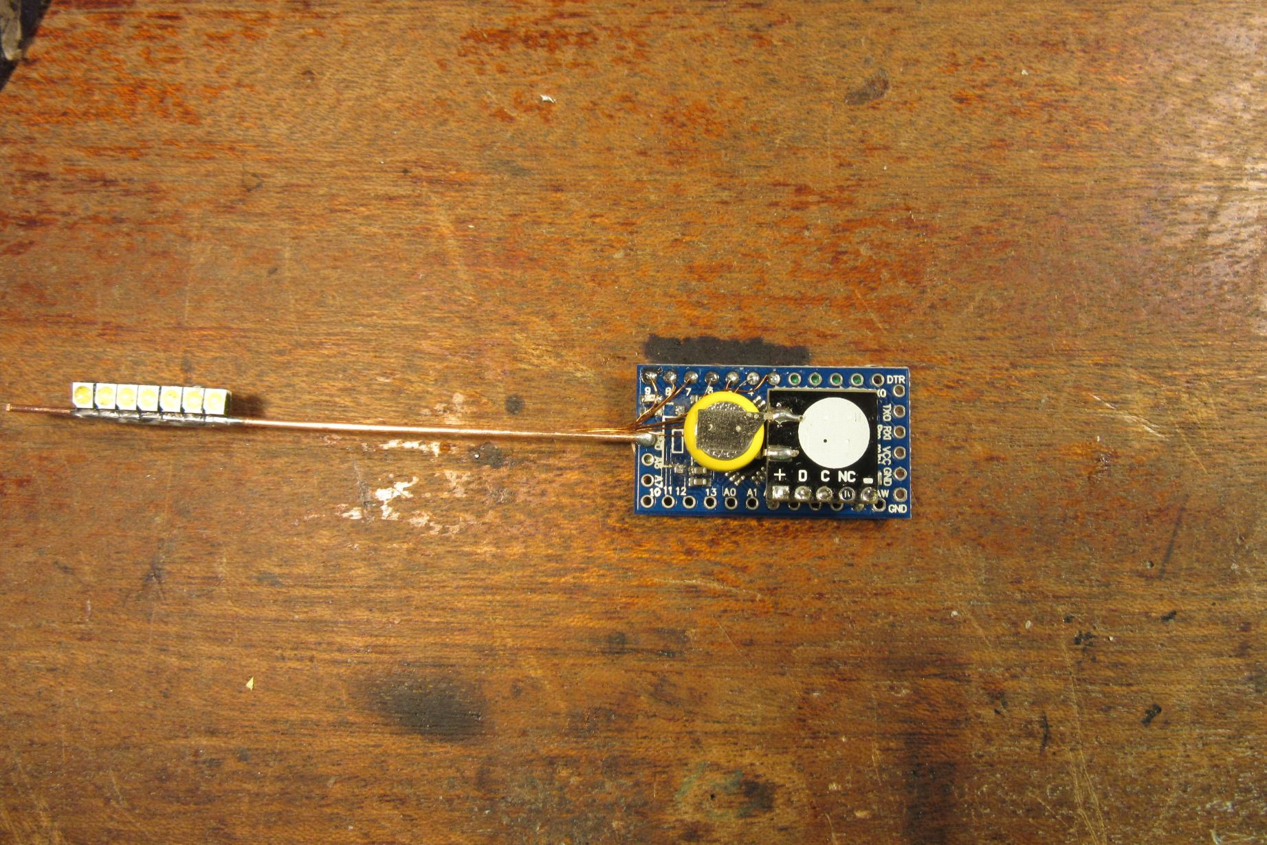 Arduino Wireless Power POV Word Clock : 8 Steps - Instructables