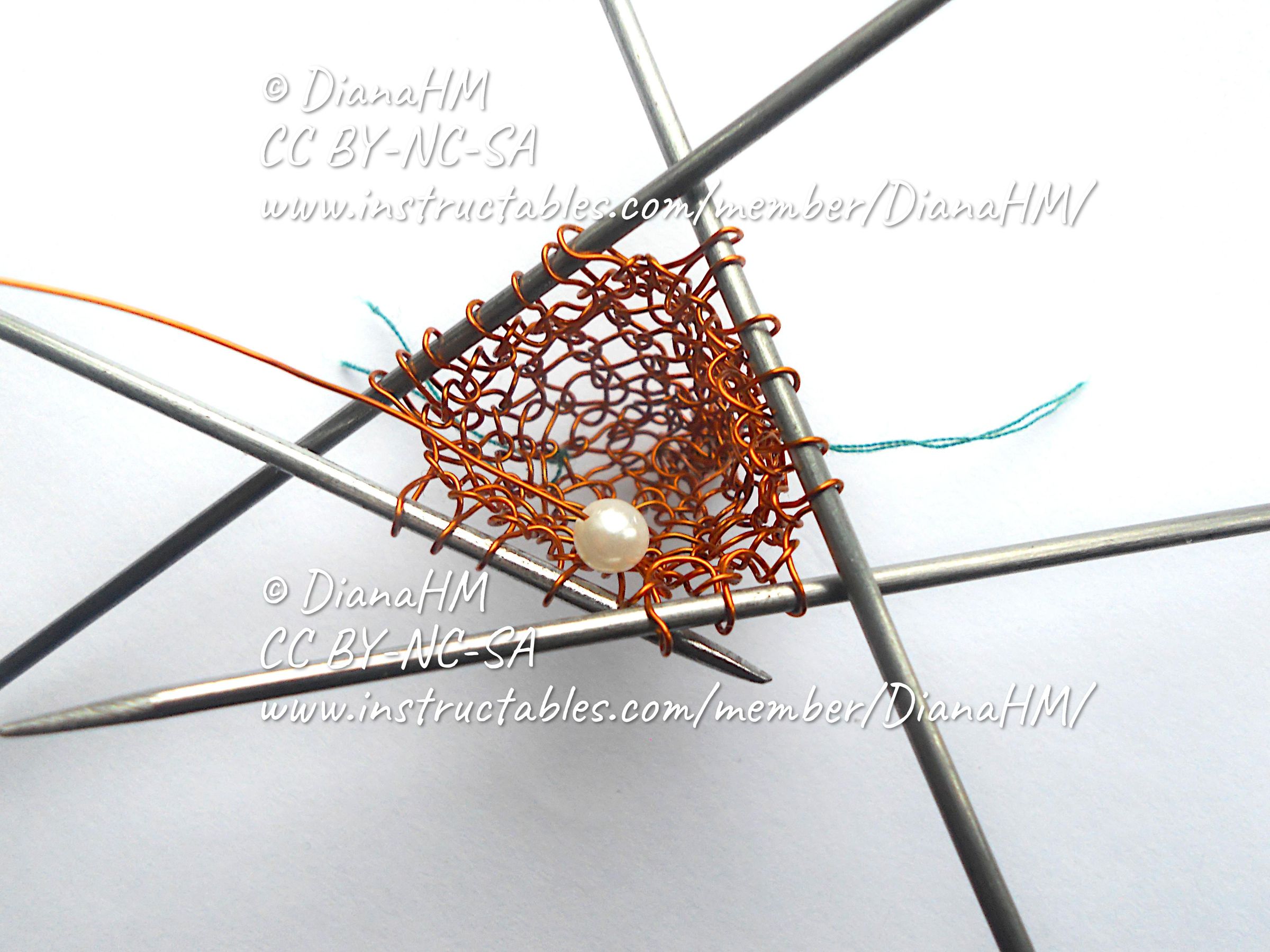 Knitted Wire Heart Pendant : 16 Steps (with Pictures) - Instructables