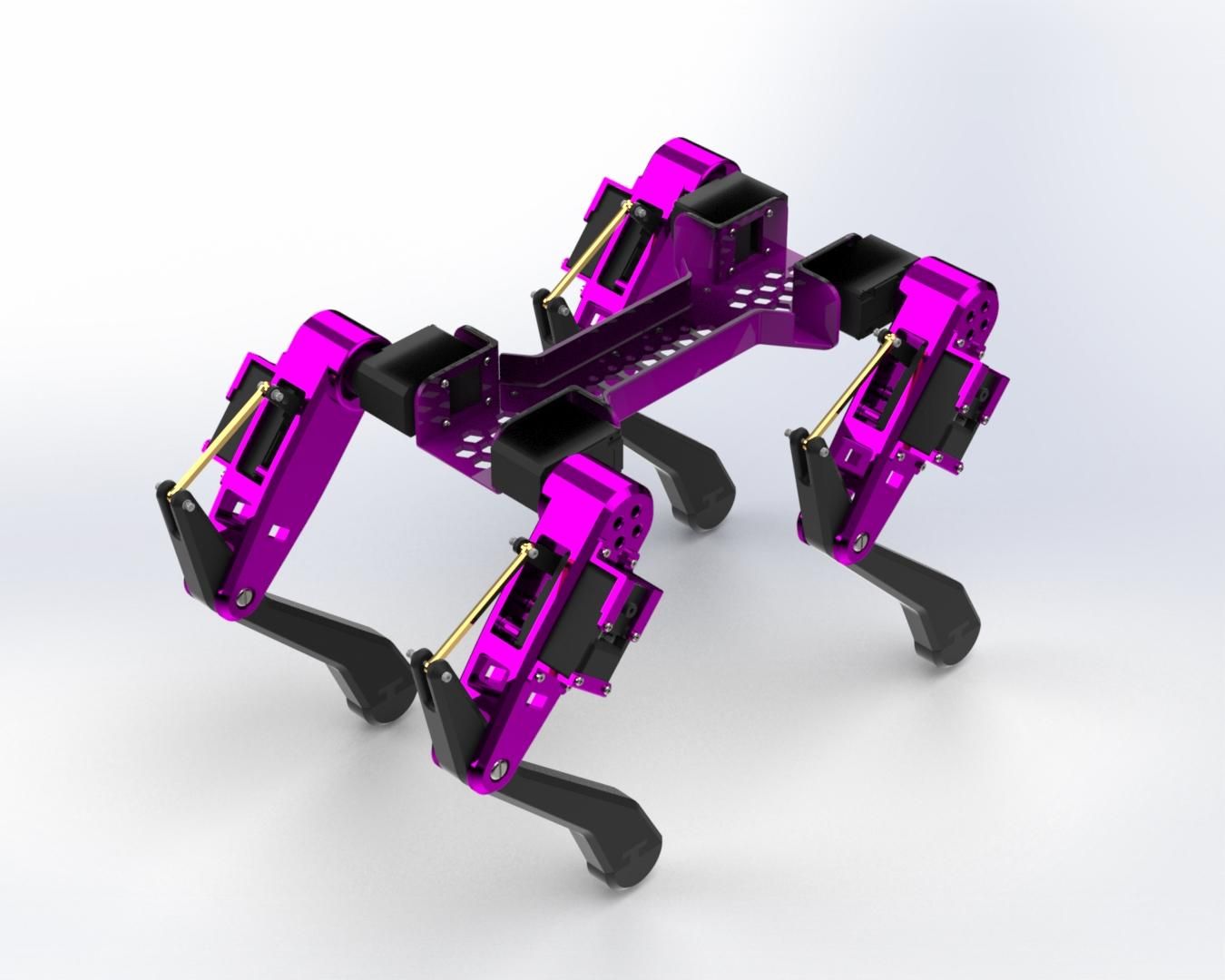 DogBot V2: Make Your Own Quadruped Robot From Scratch : 7 Steps (with ...