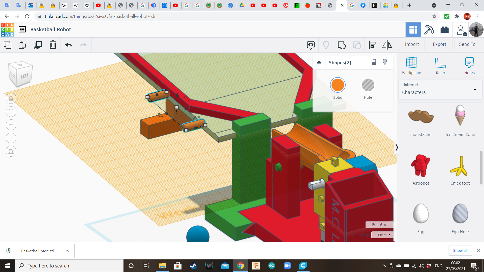 Tinkercad Robotics for School: Basketball Machine! : 16 Steps (with ...