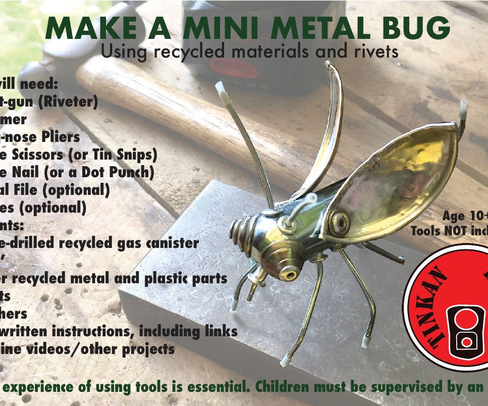 Make a Mini Metal Bug : 10 Steps - Instructables