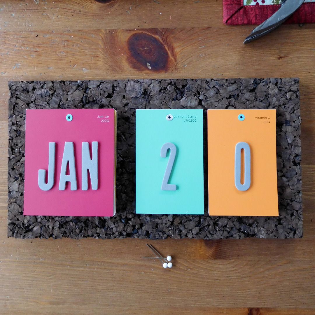 DIY Desktop Calendar : 4 Steps (with Pictures) - Instructables