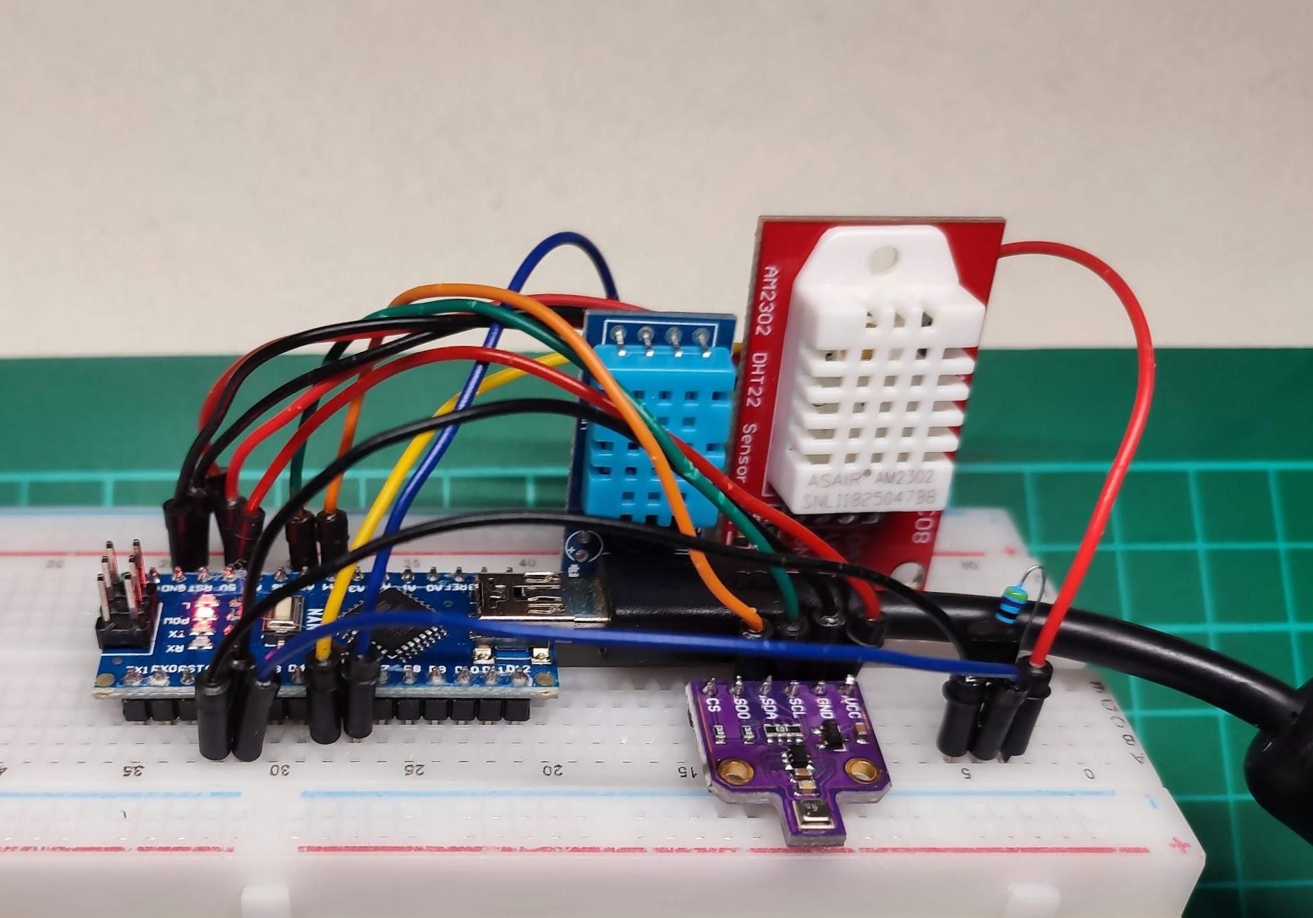 Sensor Comparison: DHT11 Vs DHT22 Vs BME680 Vs DS18B20 : 6 Steps ...