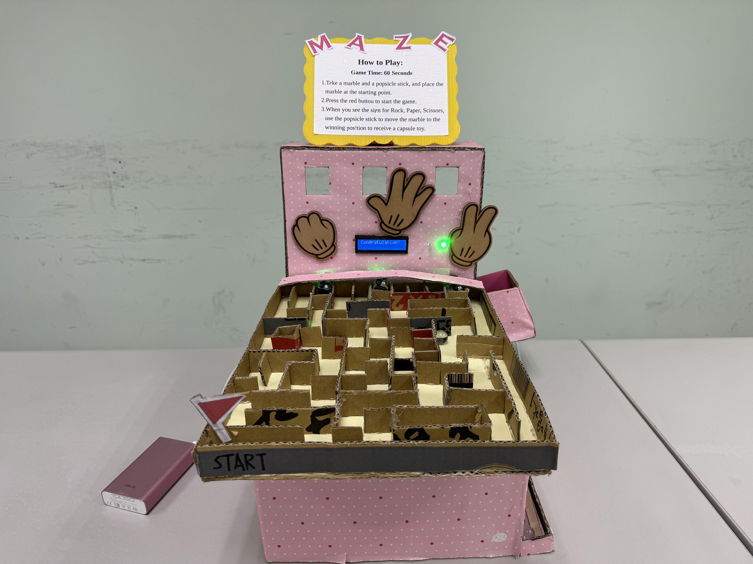 Rock-paper-scissors Maze : 7 Steps - Instructables