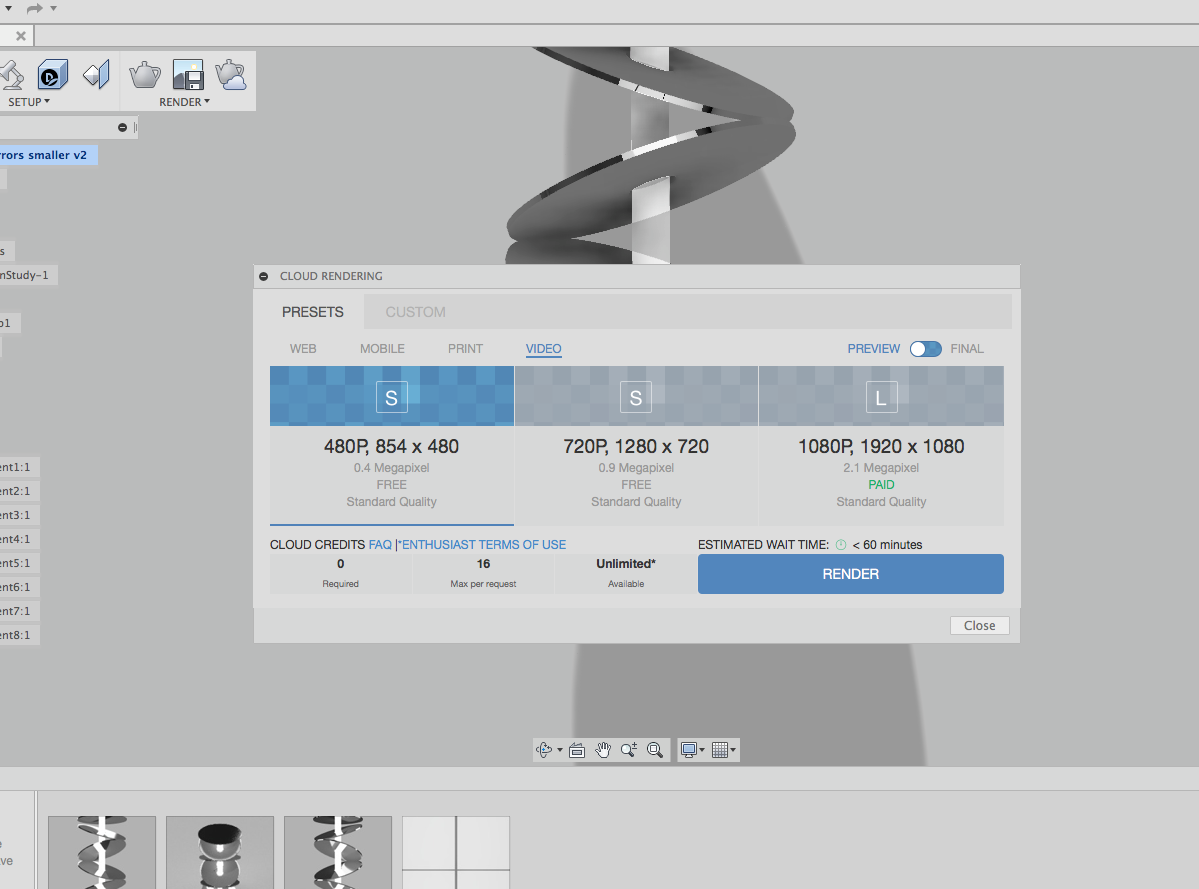 How to Render an Animation in Fusion 360 : 6 Steps - Instructables