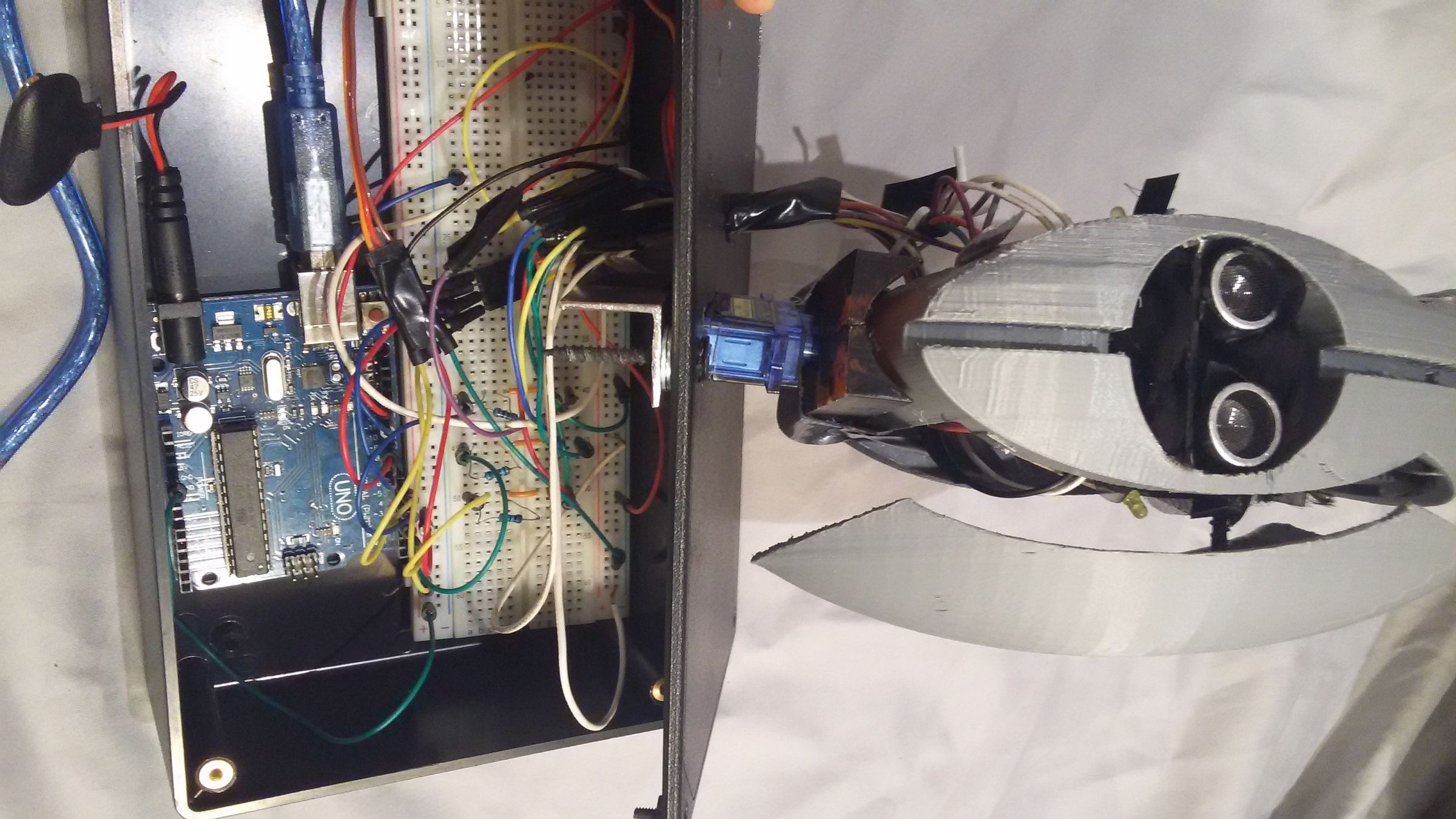 Portal Two Sentry Turret by Arduino Uno : 6 Steps (with Pictures ...