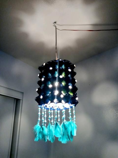 Egg Crates Transformed To Elegant Pendant Light Shade 6 Steps With