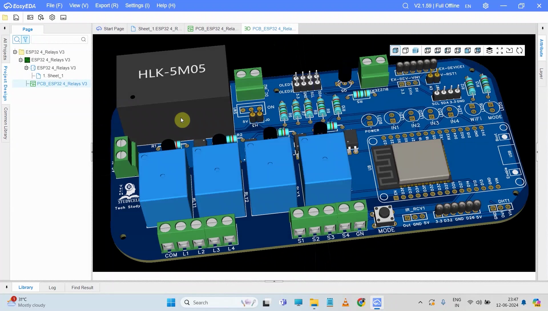 ESP32 Home Automation Using Arduino IoT Cloud Google Assistant : 16 ...