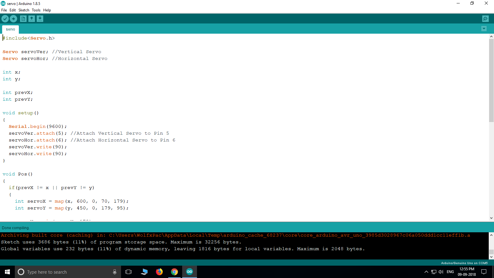 FACE TRACKING USING ARDUINO !!! : 7 Steps - Instructables