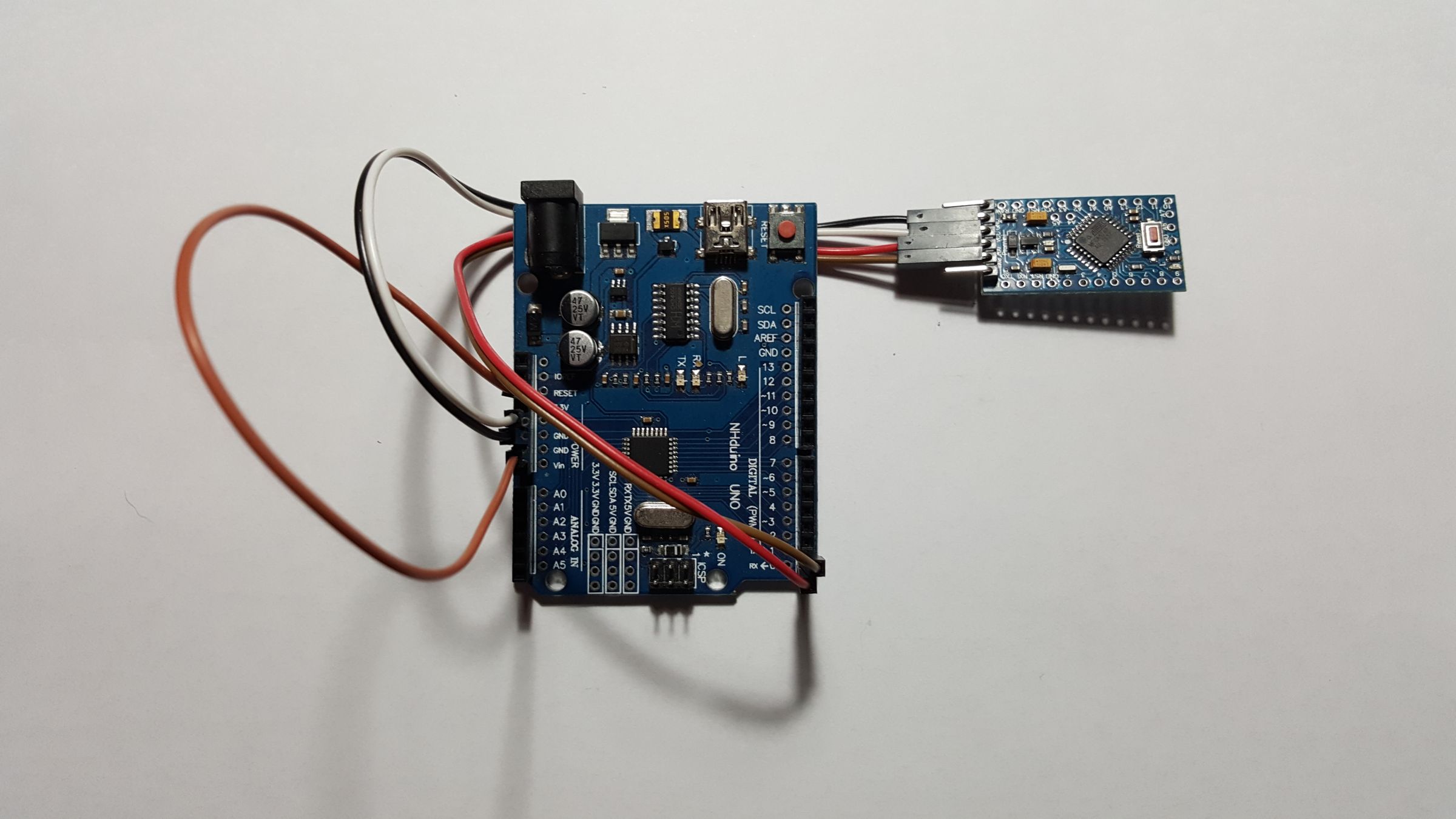 How to Program an Arduino Pro Mini With Arduino Uno SMD or DIP : 3 ...