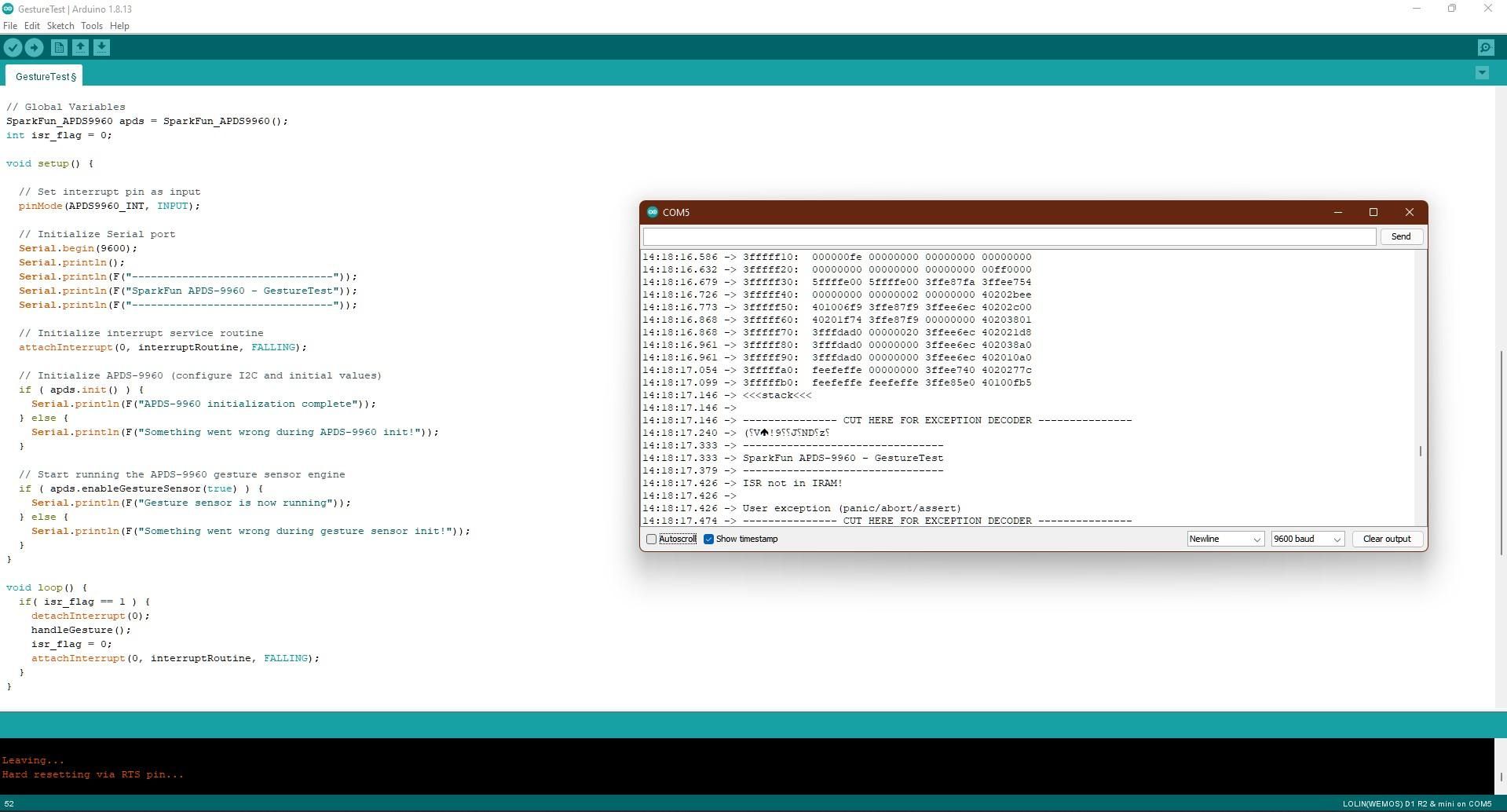 Control Chromecast With Gestures Using APDS9960 and NodeMCU : 8 Steps ...