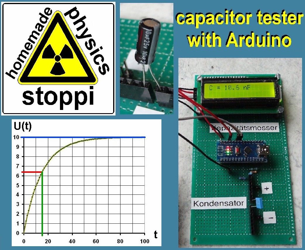 Simple Autorange Capacitor Tester / Capacitance Meter With Arduino and ...