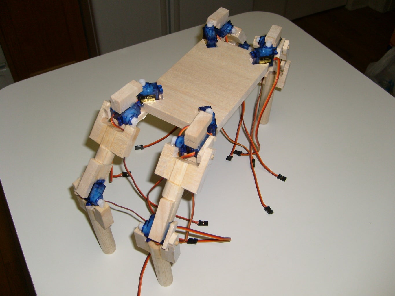 Arduino Based Four Legged Robot 6 Steps With Pictures Instructables