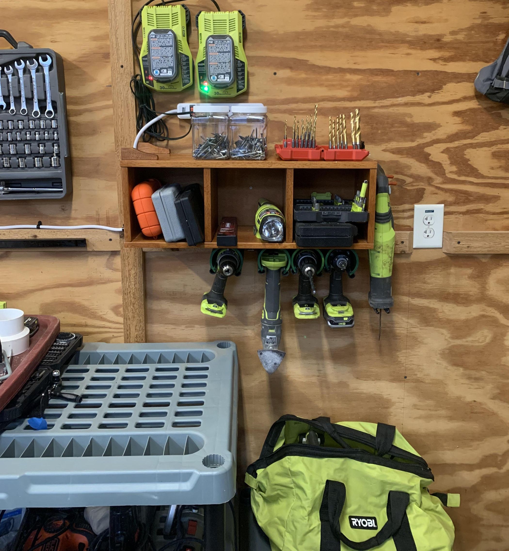 Drill Storage Rack and Charging Station Made From PVC (Cheap/Quick/Easy ...