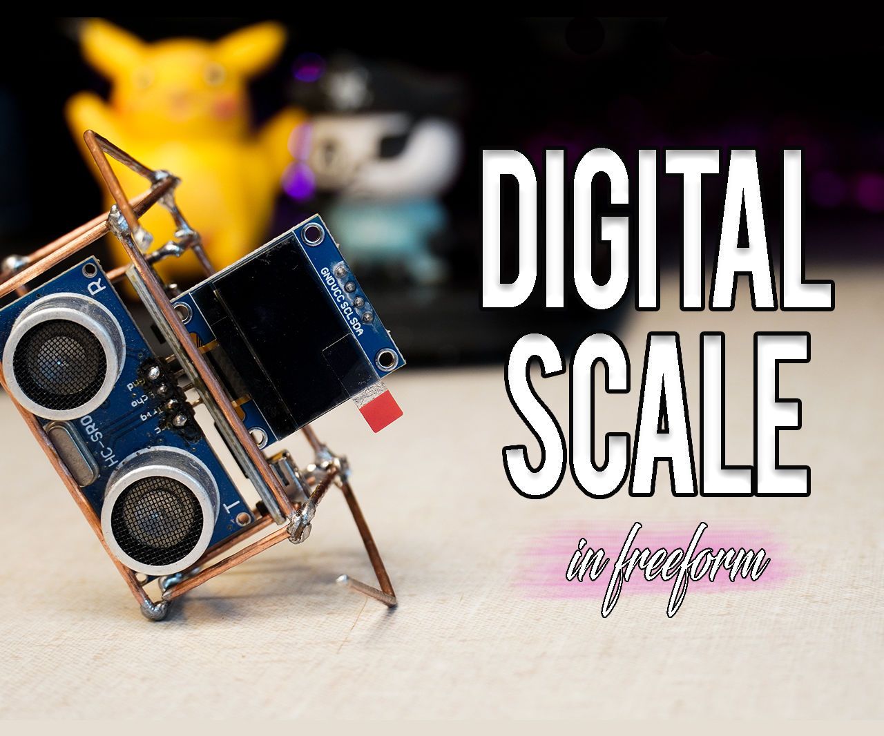 Digital Scale Using Ultrasonic Sensor ( in Freeform ) : 13 Steps (with ...