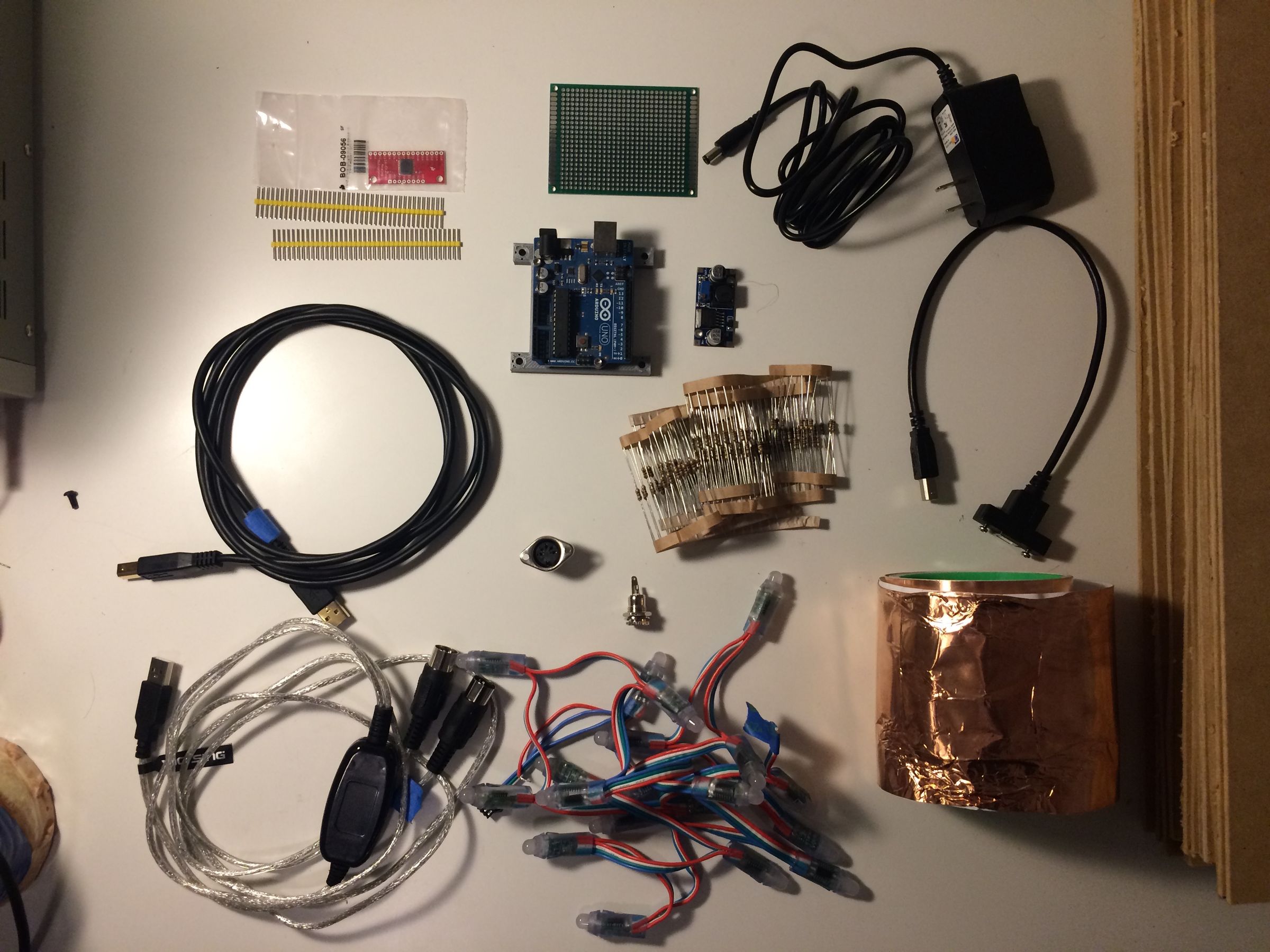 LED Eclipse With Touch Sensors and MIDI : 9 Steps (with Pictures ...