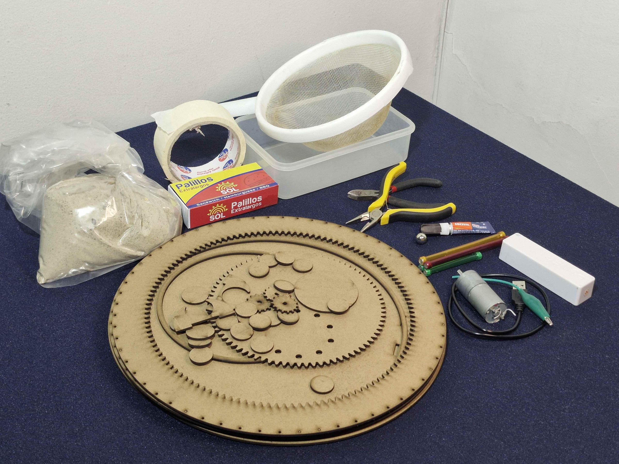 Create a Mesmerizing Kinetic Sand Table With Just One Motor : 21 Steps (with Pictures ...