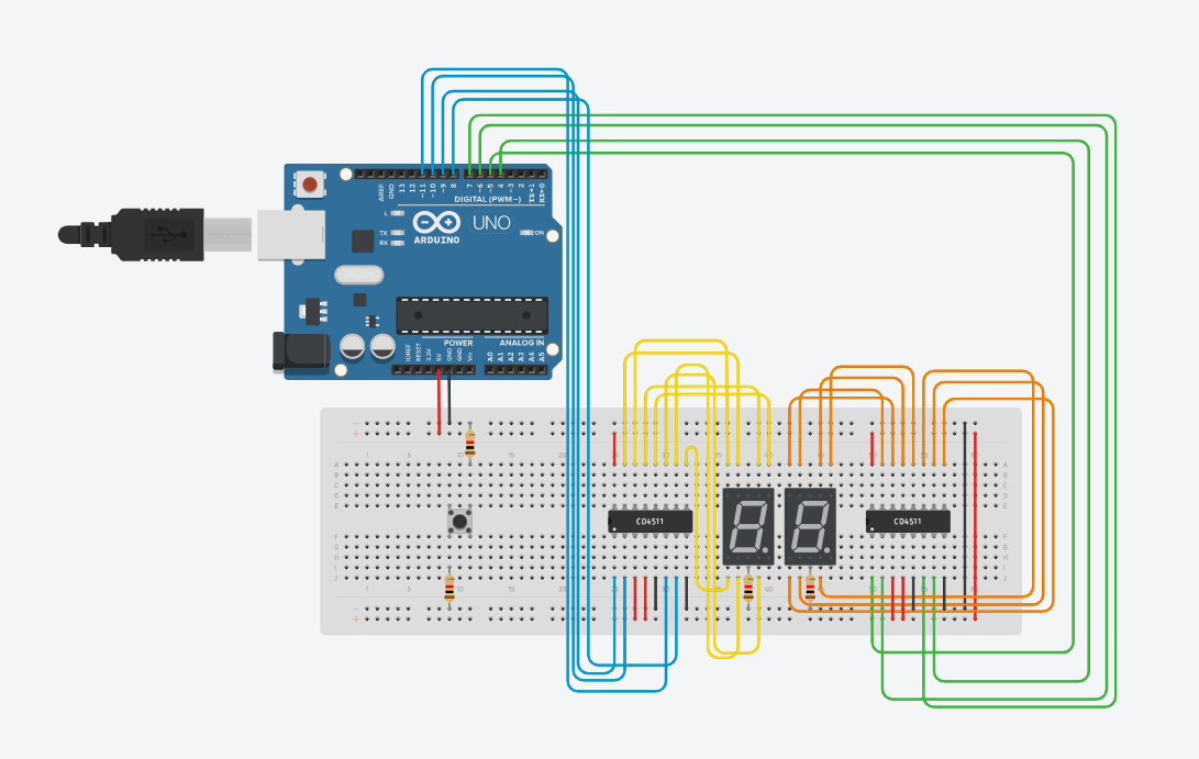 Making a 7 Segment Display Counter With BCD Logic : 7 Steps - Instructables