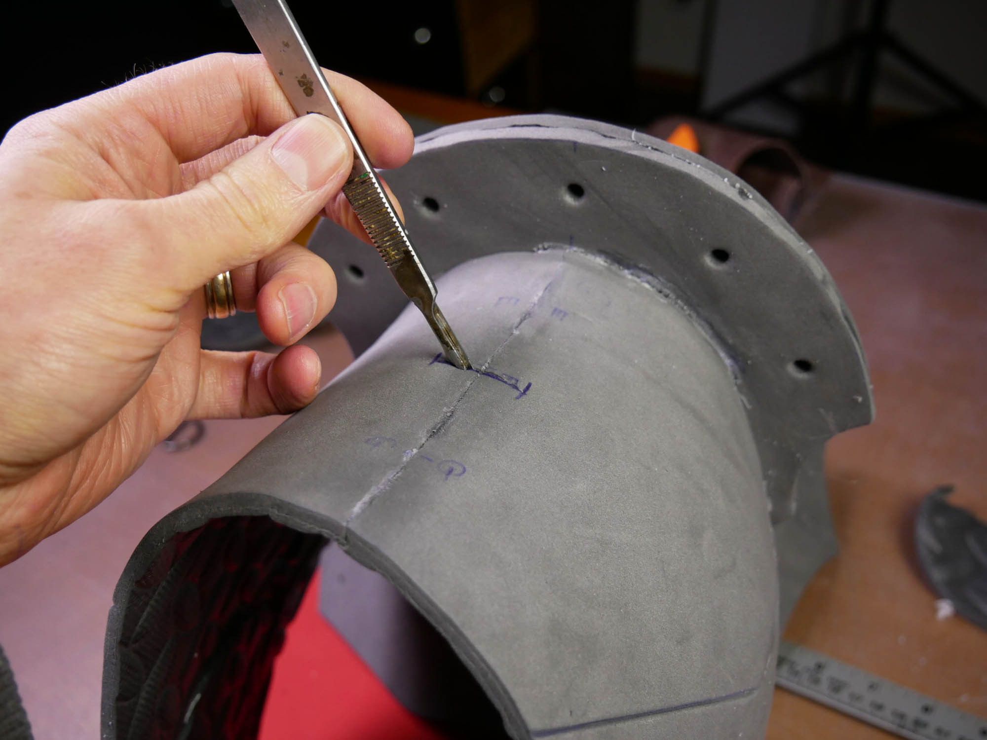 DIY Steampunk Shoulder Armor / Foam Armor Template : 41 Steps (with ...