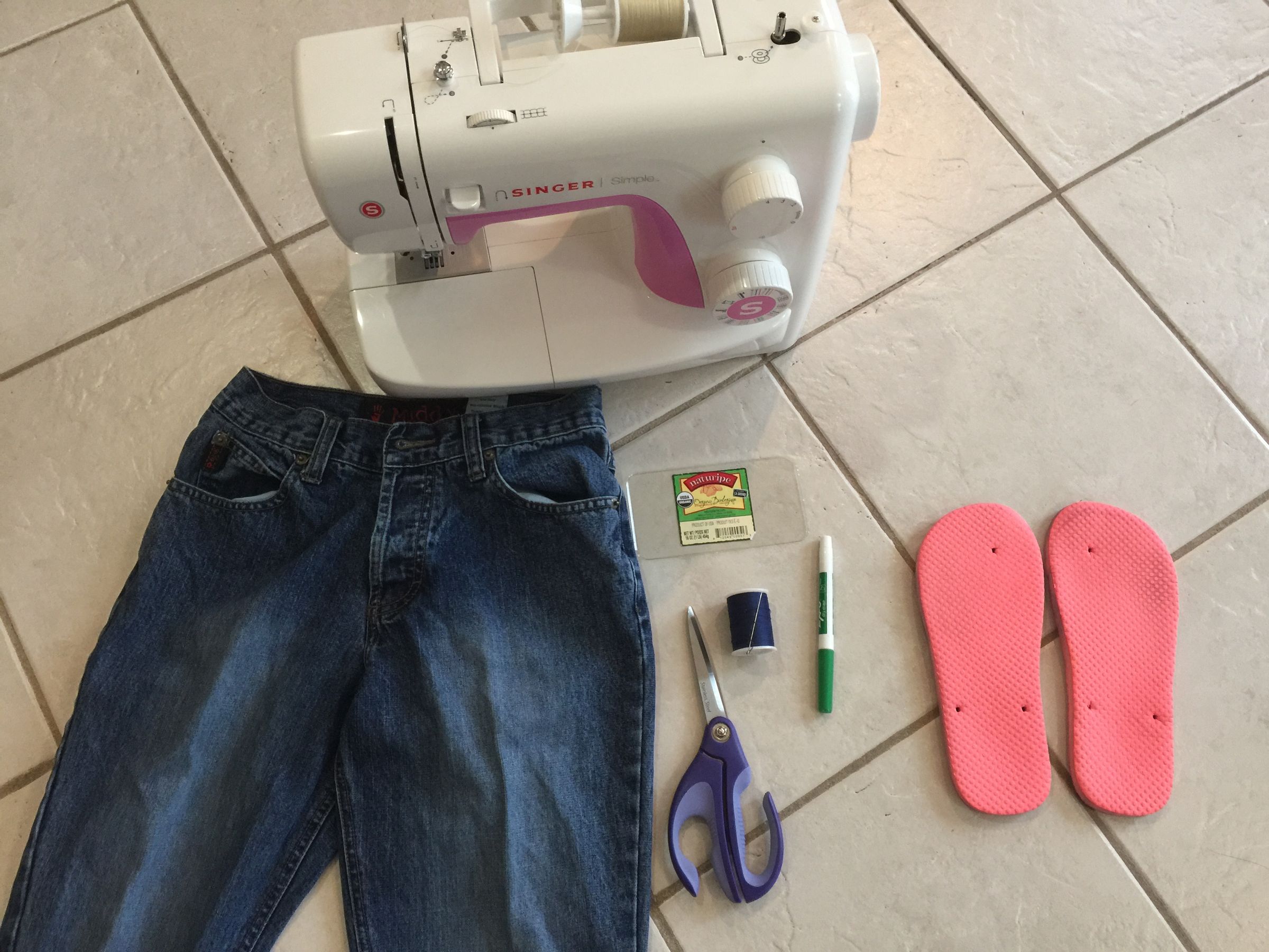 DIY Jean Flip-Flops : 7 Steps (with Pictures) - Instructables