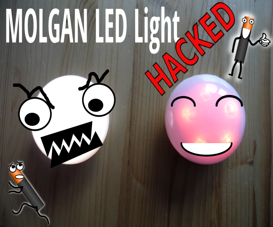 IkeaHack: MOLGAN LED Light : 4 Steps (with Pictures) - Instructables