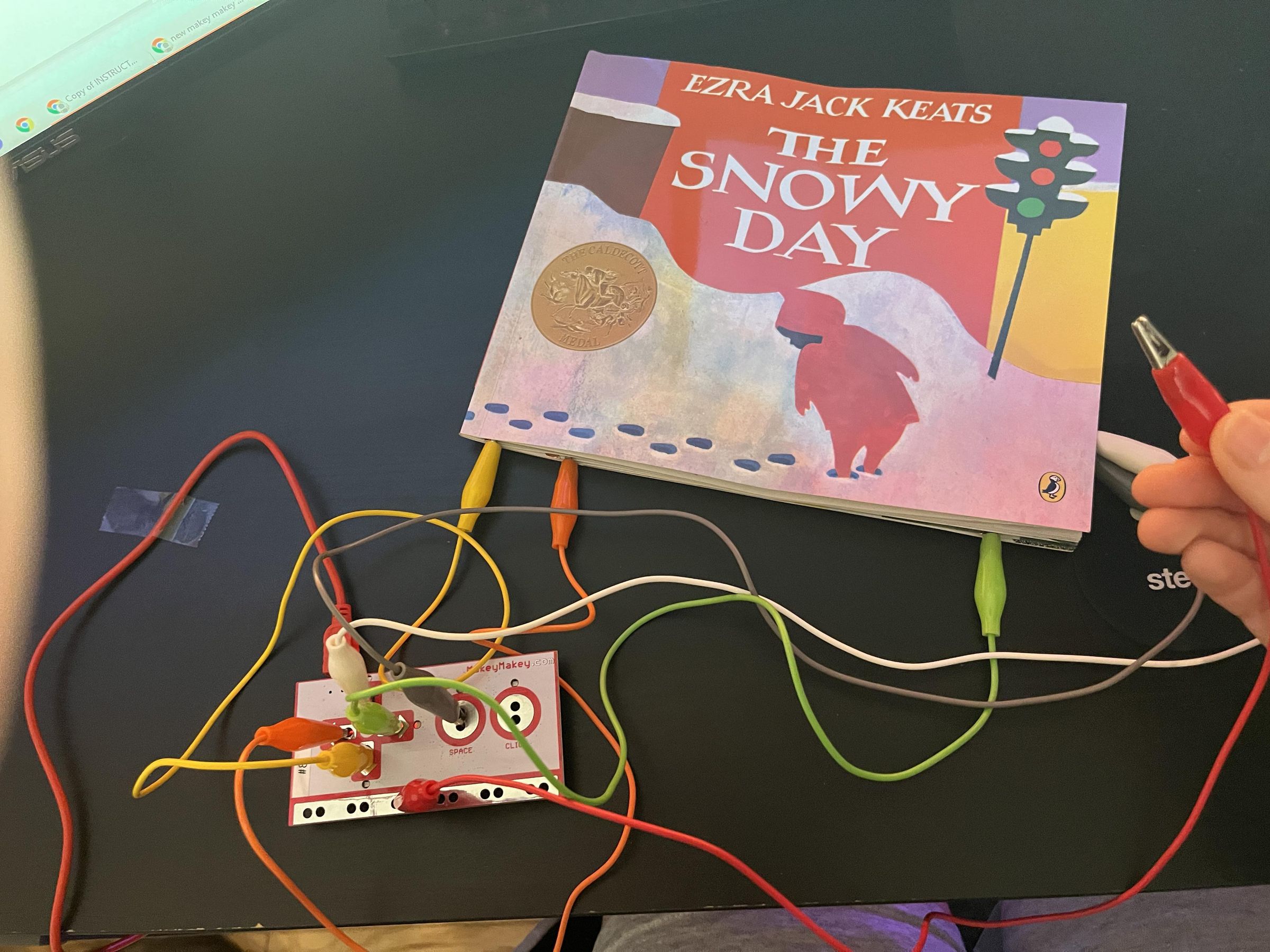 Visual Representation of the Snowy Day by Ezra Jack Keats With Makey ...