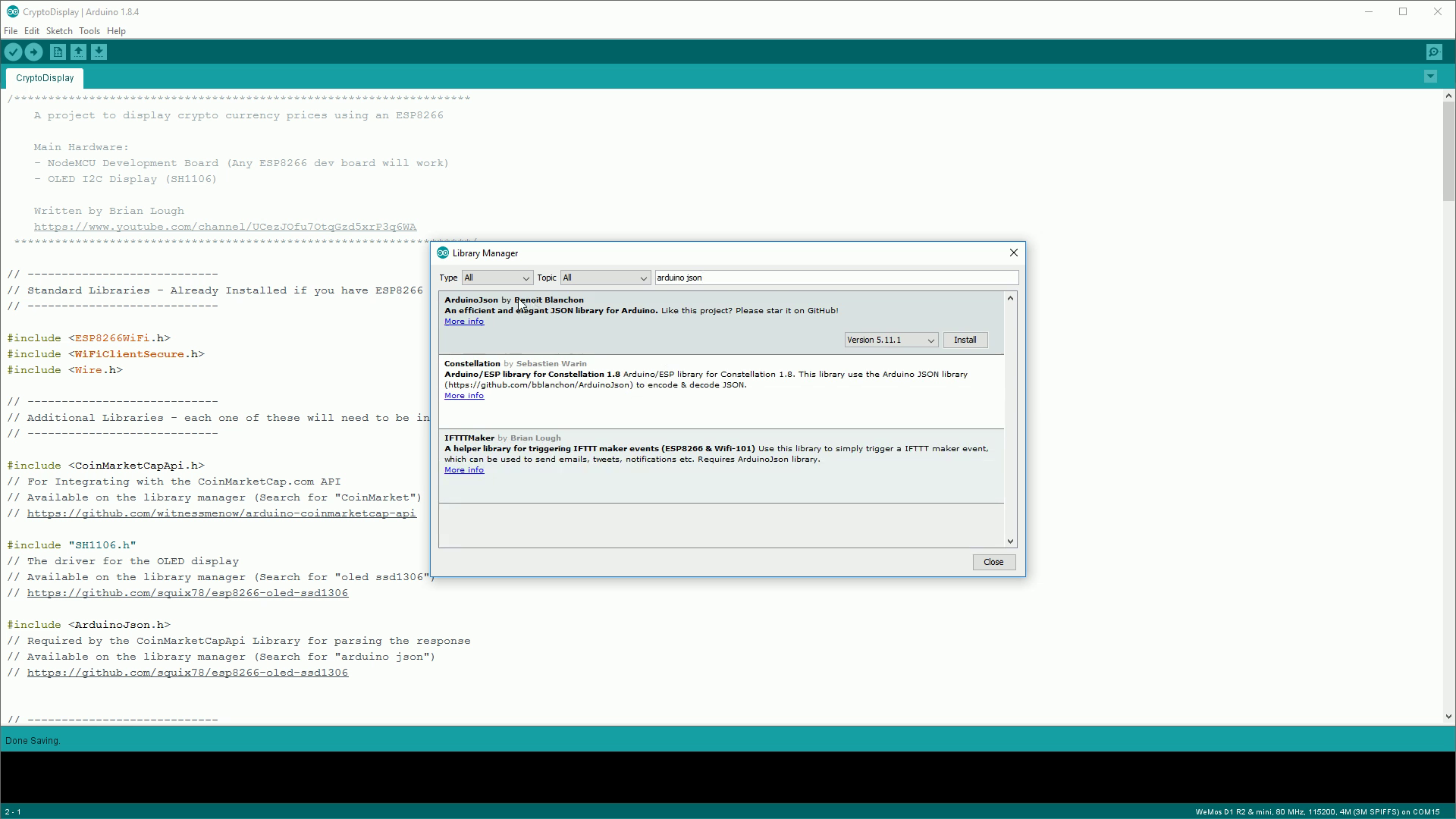 Simple $10 Crypto Currency Display : 10 Steps (with Pictures ...