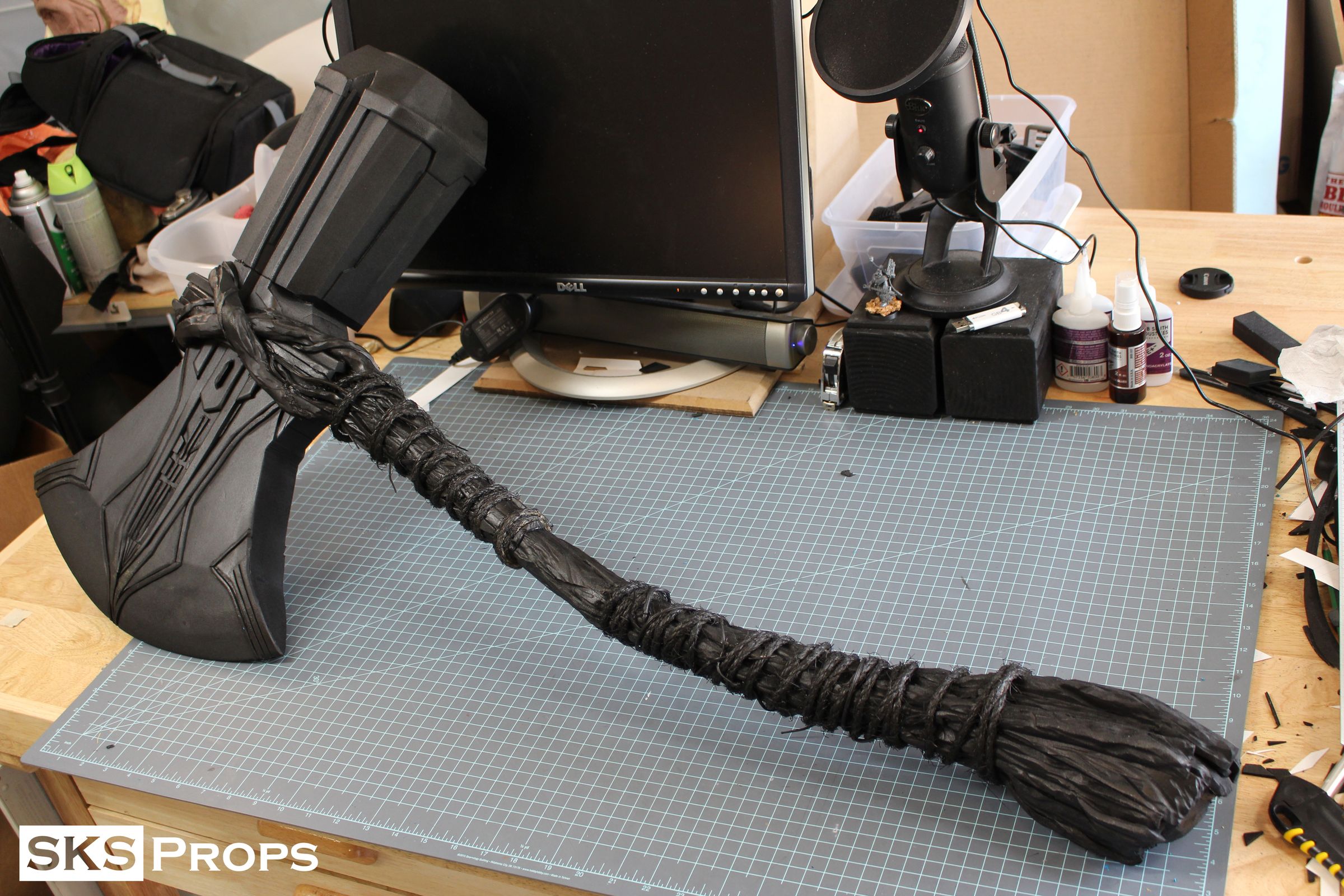 Thor's Stormbreaker Foam Cosplay Weapon - SKS Props : 11 Steps (with ...