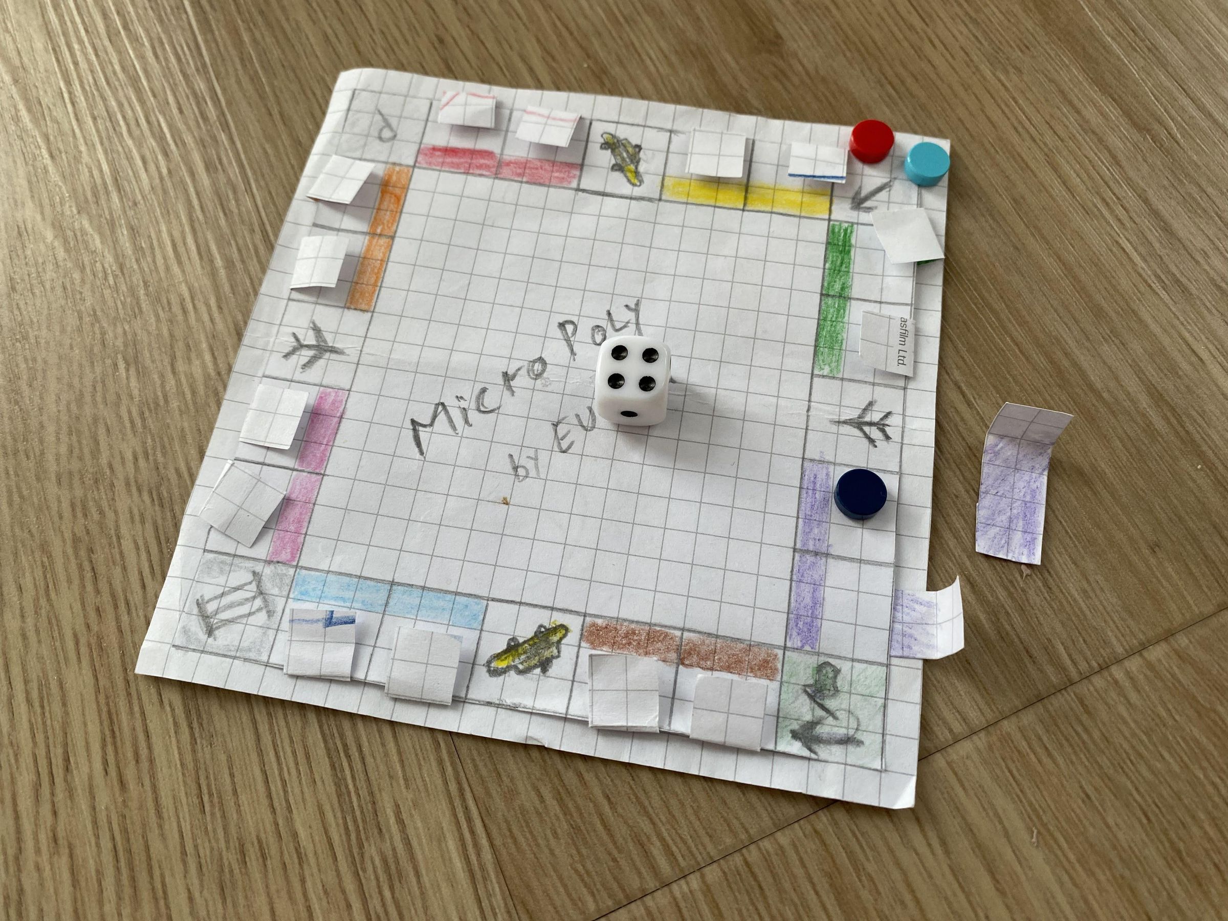 Micropoly: Make Your Own Travel-Themed Board Game From Paper : 6 Steps ...