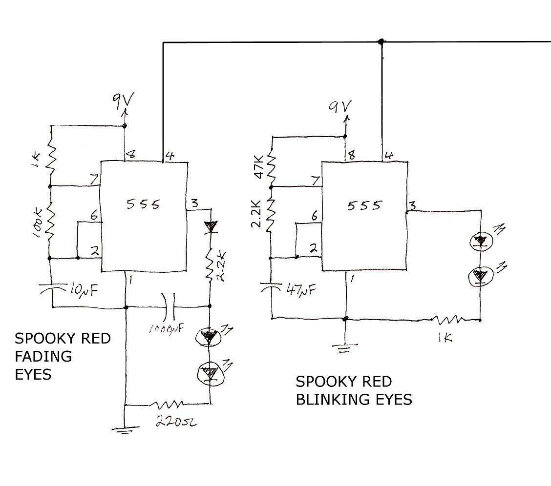 Haunted House Bones ~555 Timer~ : 4 Steps - Instructables