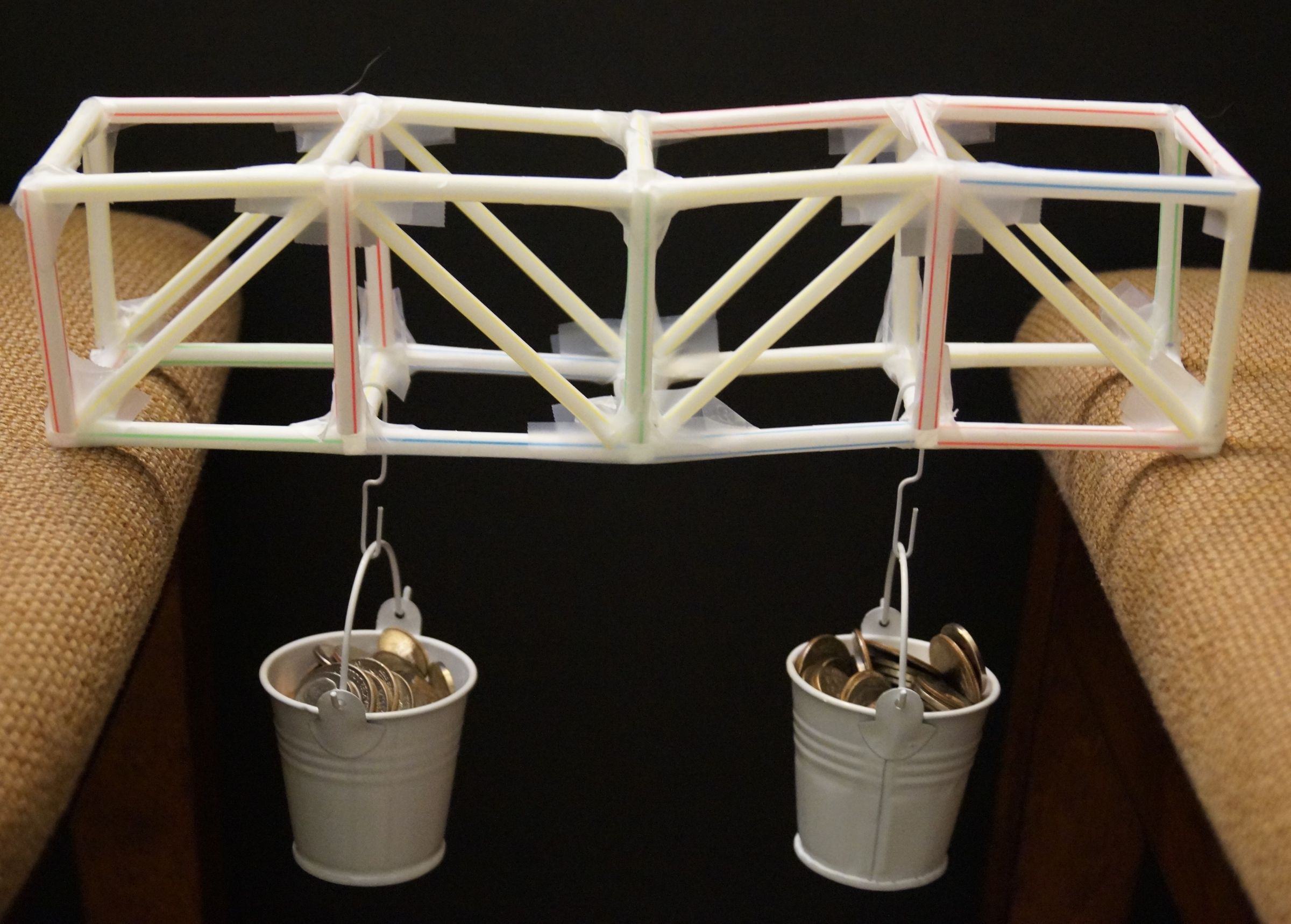 Truss Bridge 2 – Straws & Tape (A Challenge Project) : 6 Steps ...