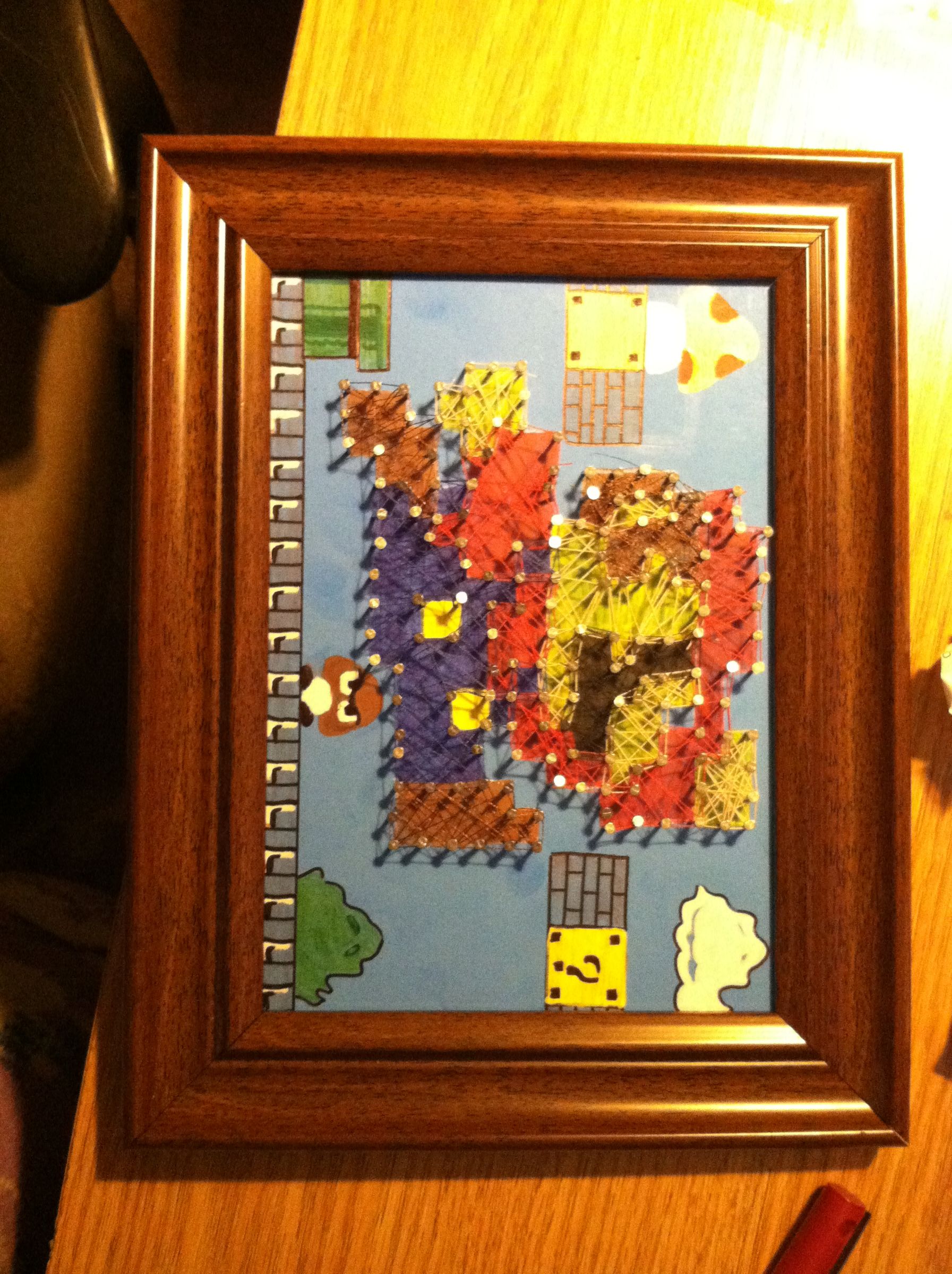 Mario String Art : 5 Steps - Instructables