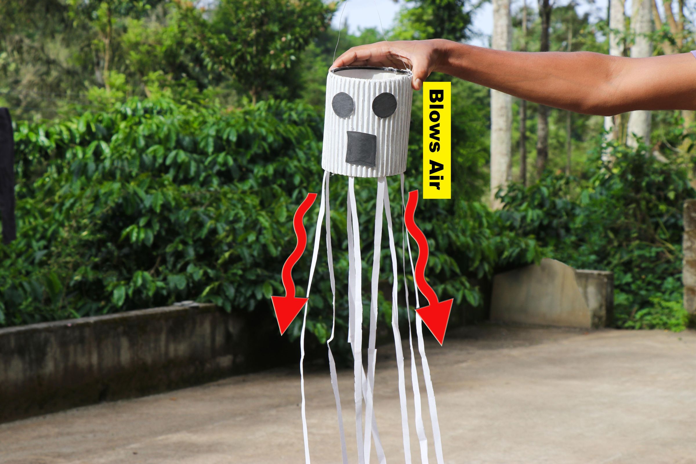 Make Halloween Boo Ghost With Self Waving Streamers : 9 Steps (with ...