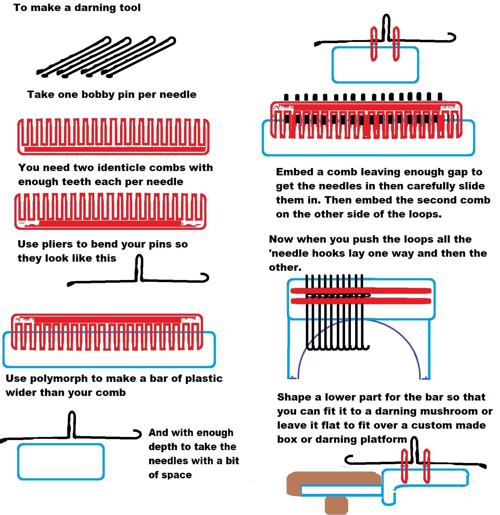 Make Your Own Darning Looms : 6 Steps - Instructables