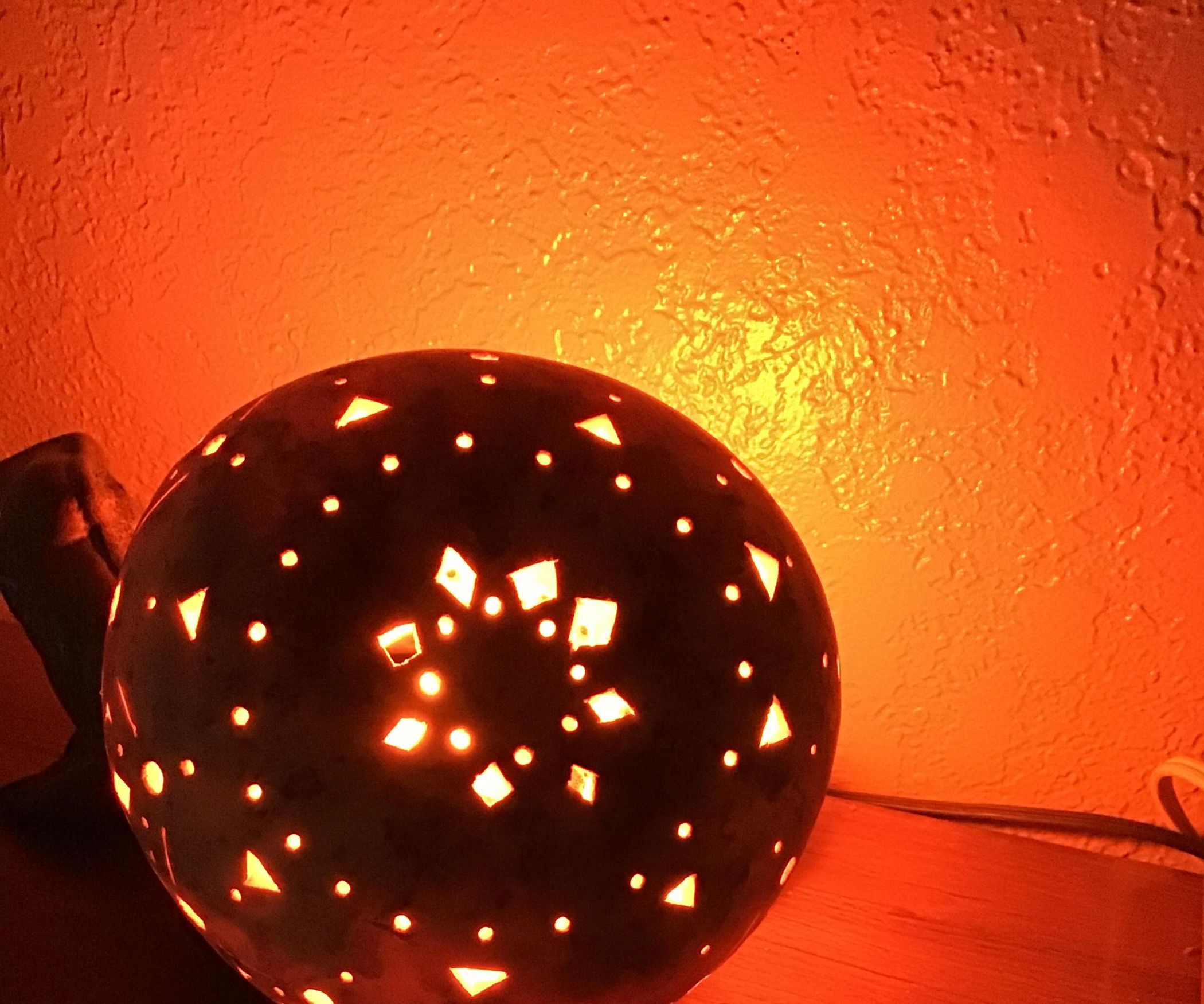 Artsy Gourd Luminaries : 5 Steps (with Pictures) - Instructables